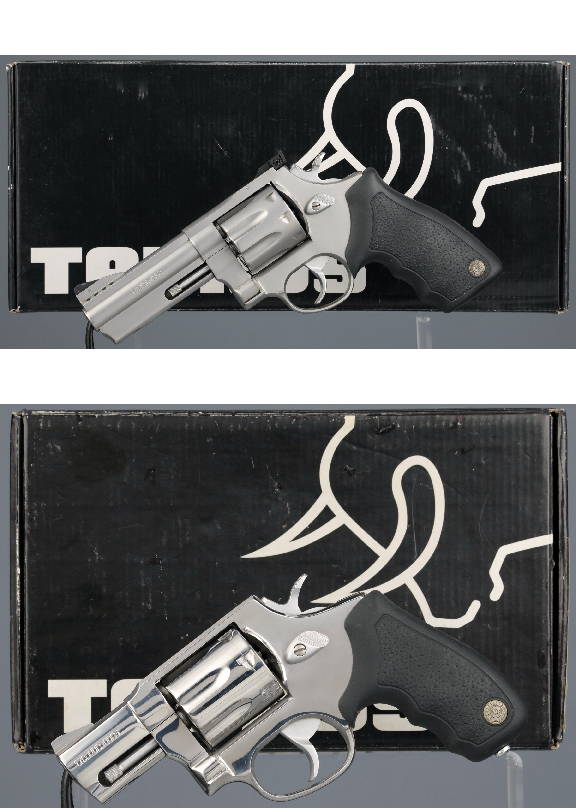 Two Taurus Double Action Revolvers with Boxes | Rock Island Auction