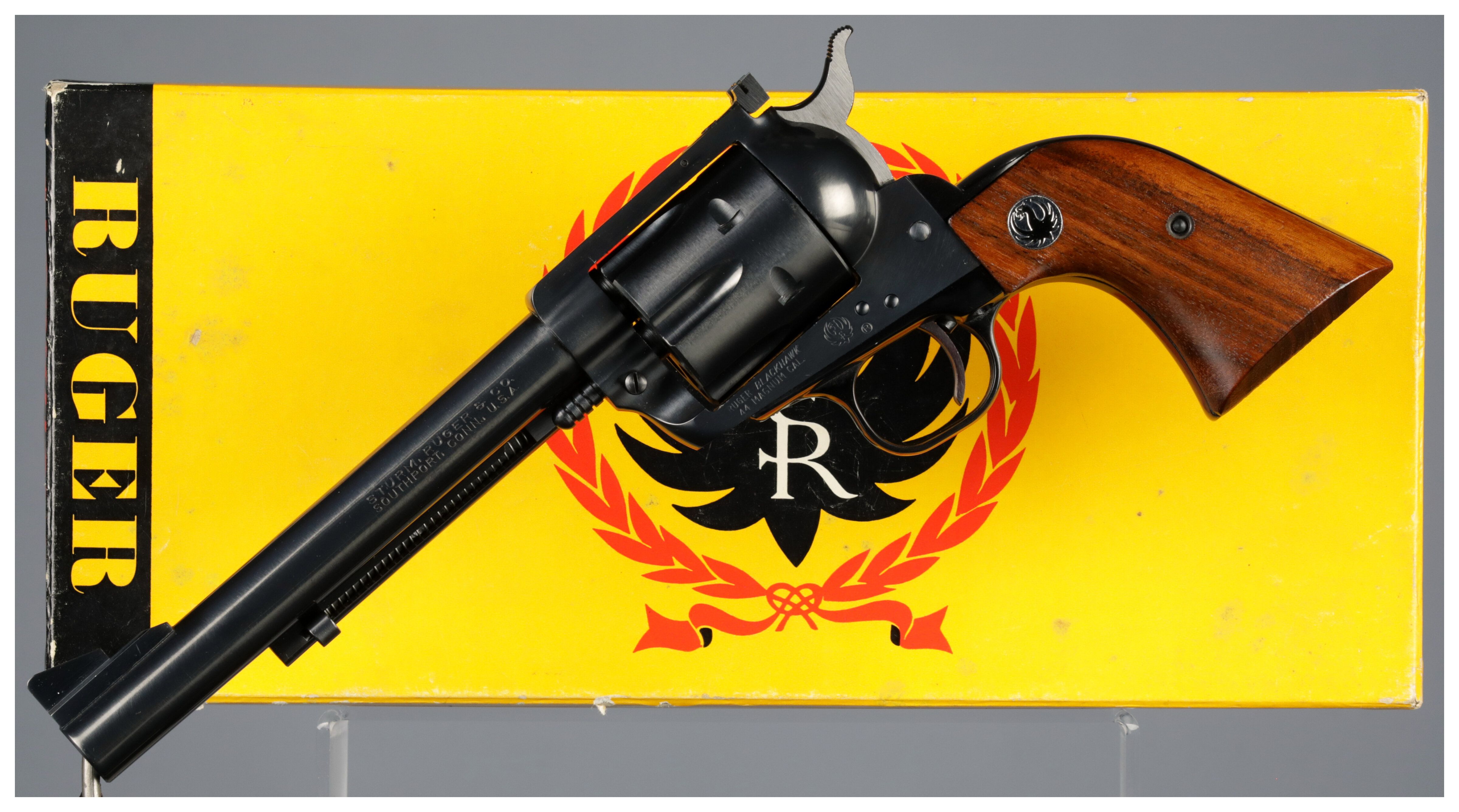 Ruger Flattop Blackhawk Single Action Revolver with Box | Rock Island ...