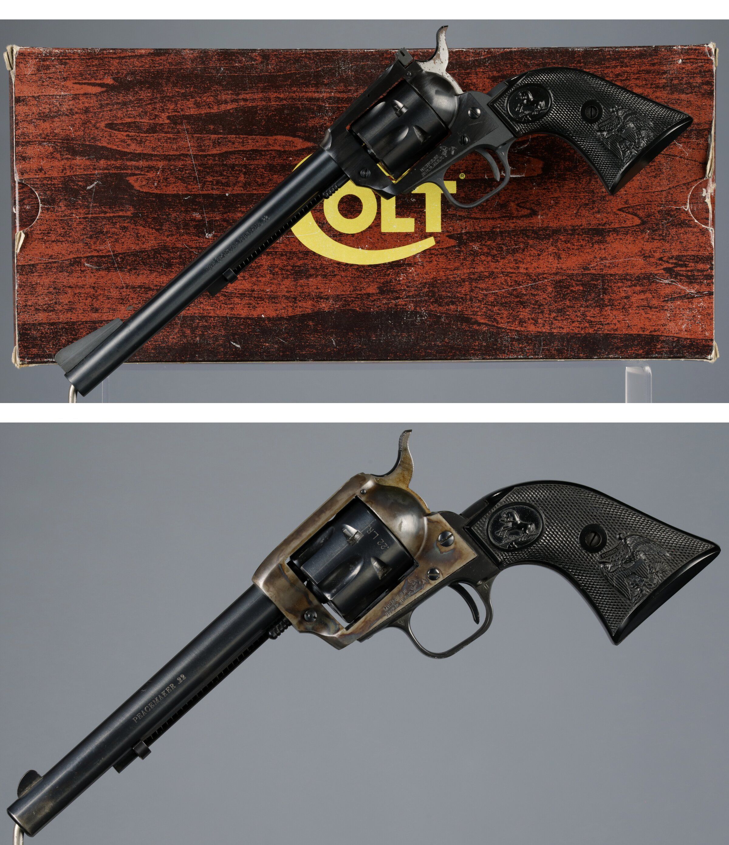 Two Colt Single Action Rimfire Revolvers | Rock Island Auction