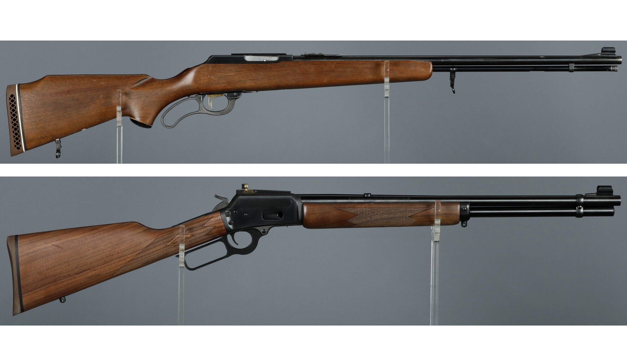 Two Marlin Lever Action Rifles | Rock Island Auction