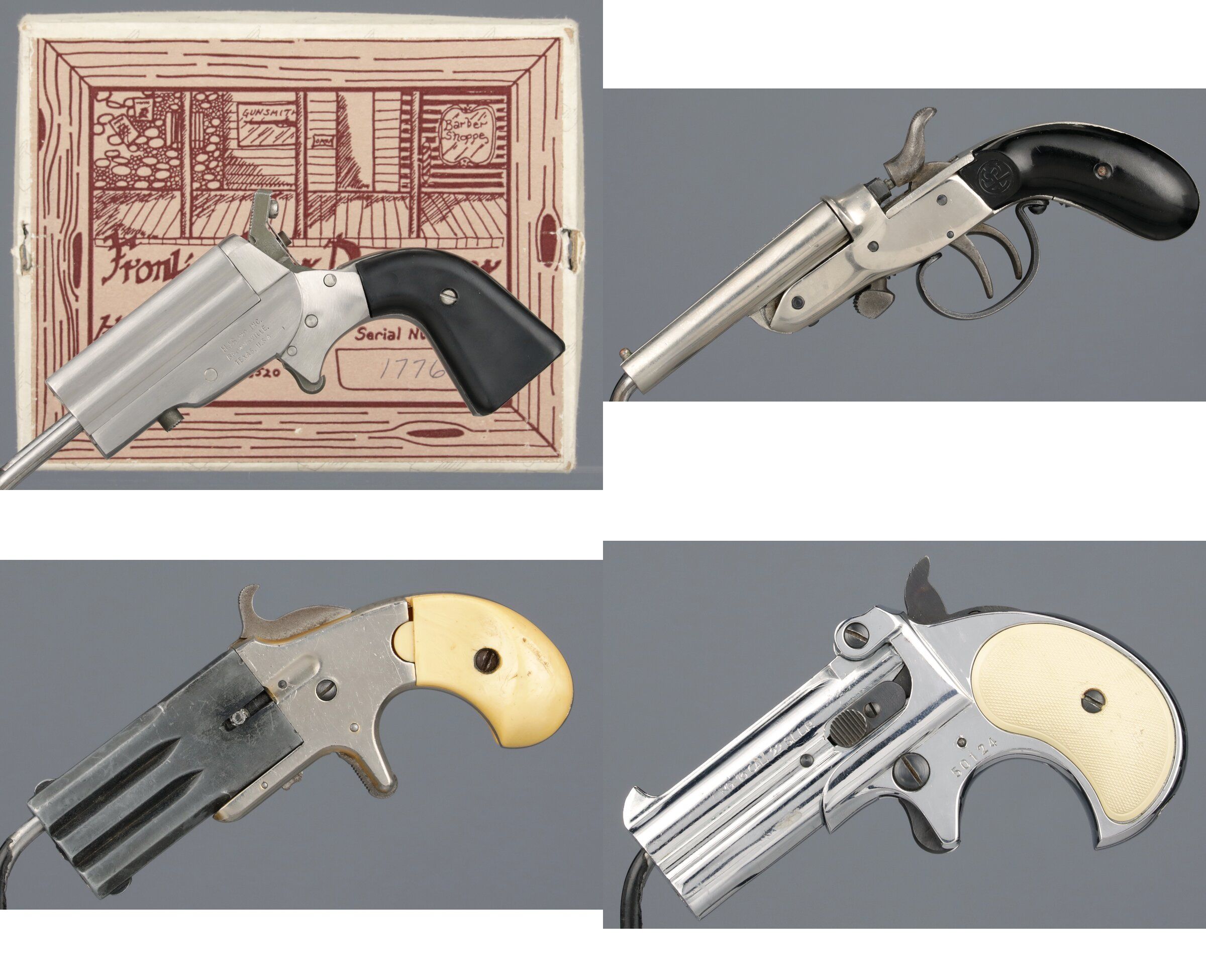 Four Derringer Pistols | Rock Island Auction