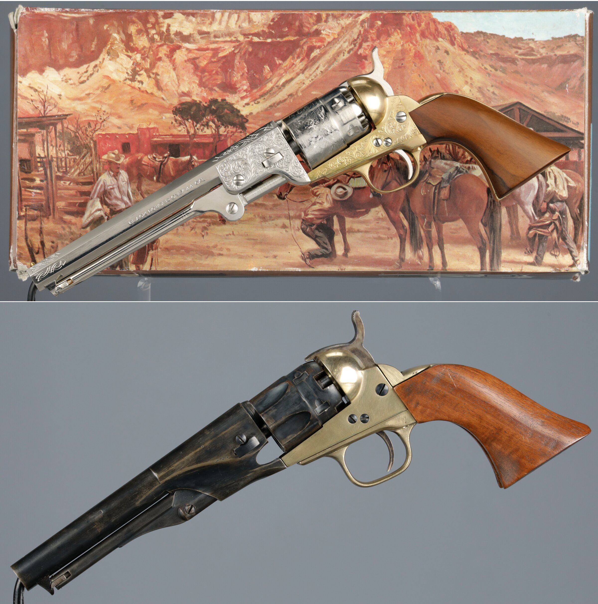 Two Reproduction Black Powder Revolvers | Rock Island Auction