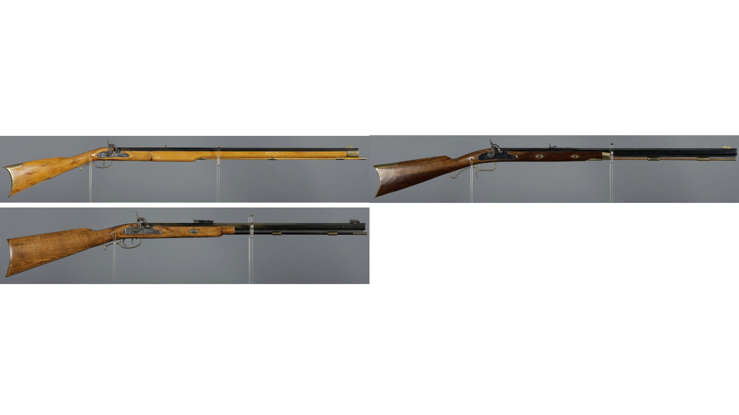 Three Contemporary Percussion Rifles | Rock Island Auction