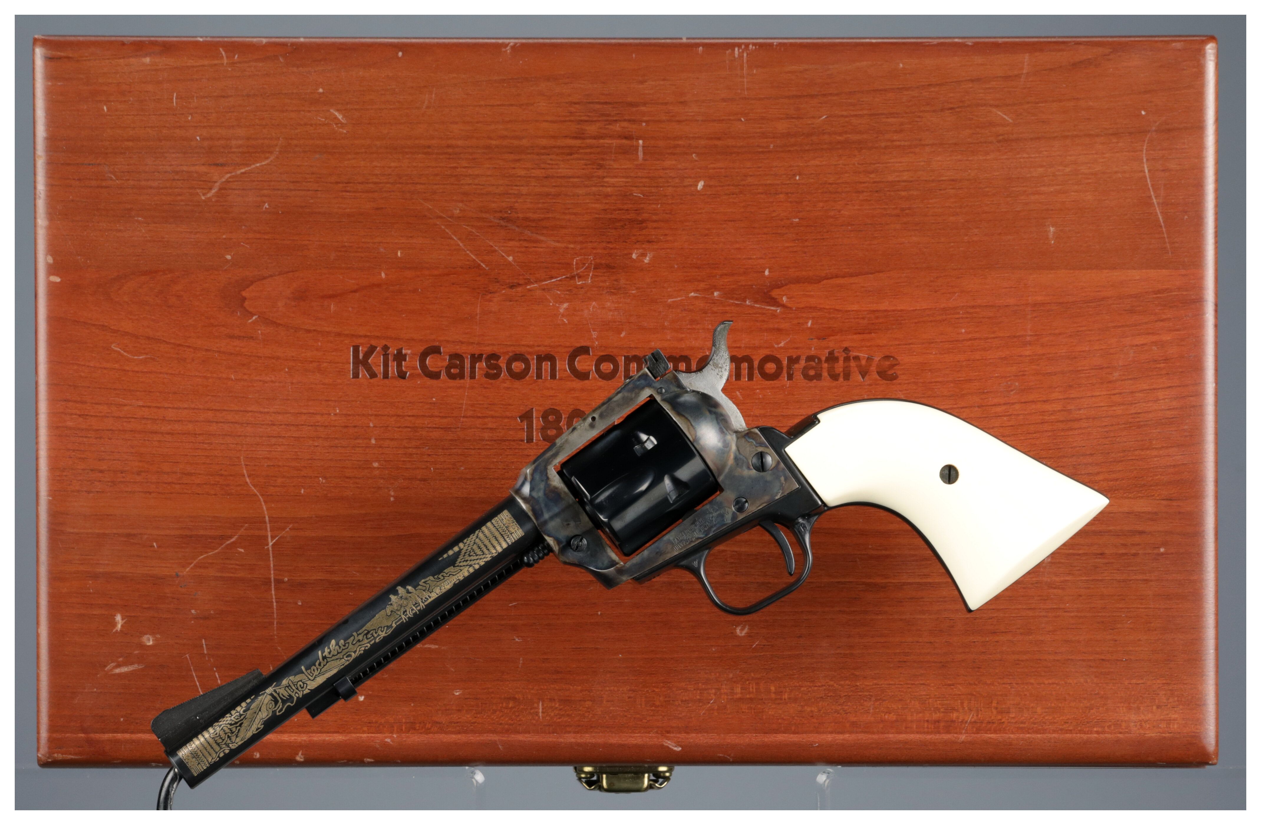 Cased Colt New Frontier Kit Carson Commemorative Revolver | Rock Island ...