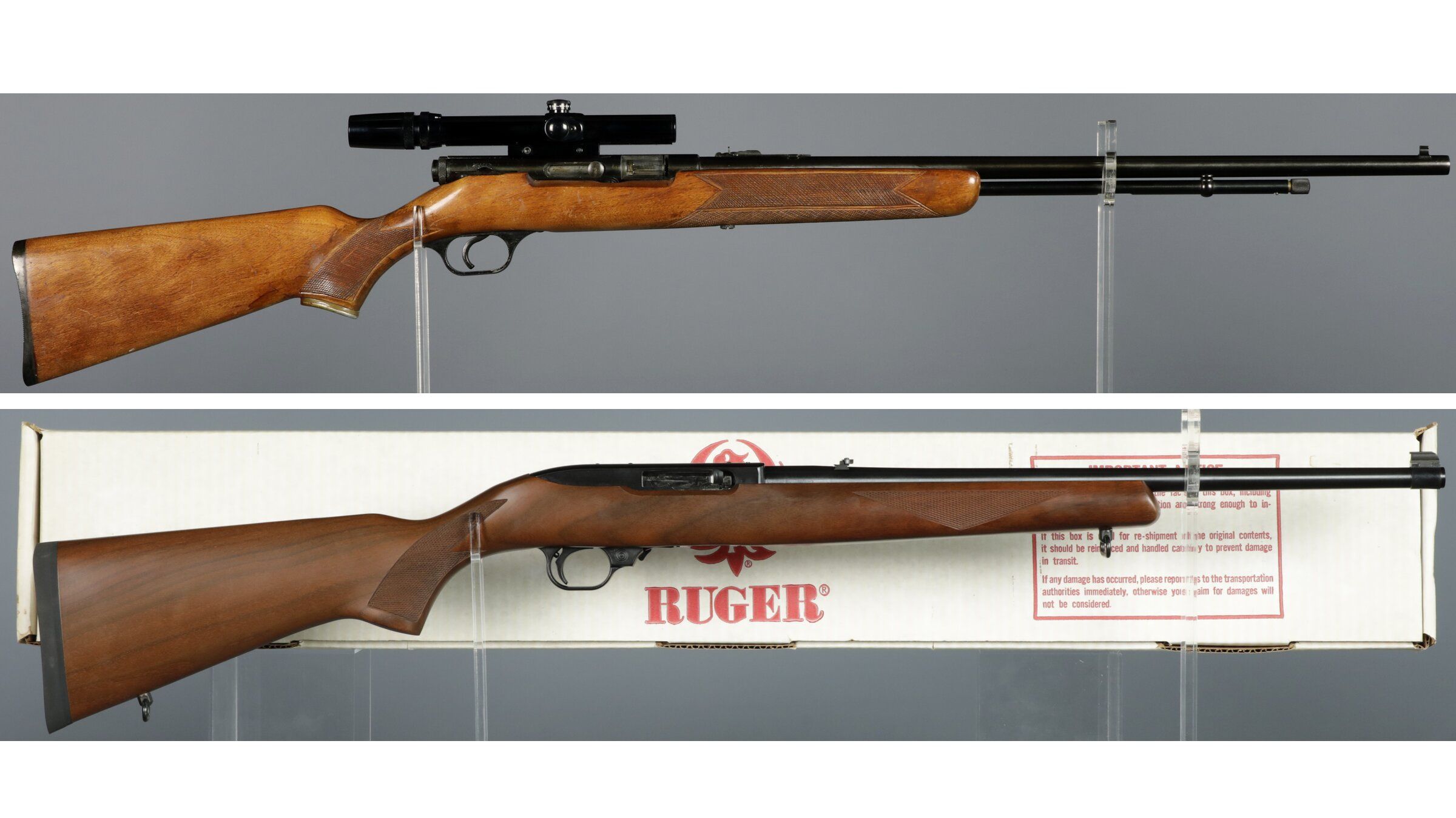 Two Semi-Automatic Rimfire Rifles | Rock Island Auction
