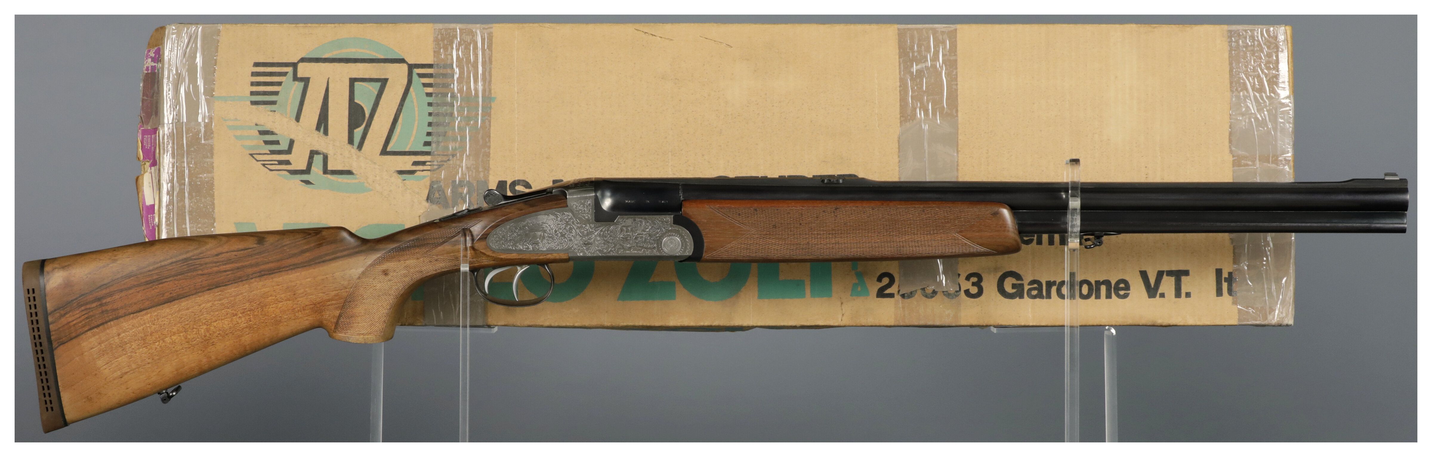 Angelo Zoli "Kombinat" Over/Under Combination Gun with Box | Rock ...