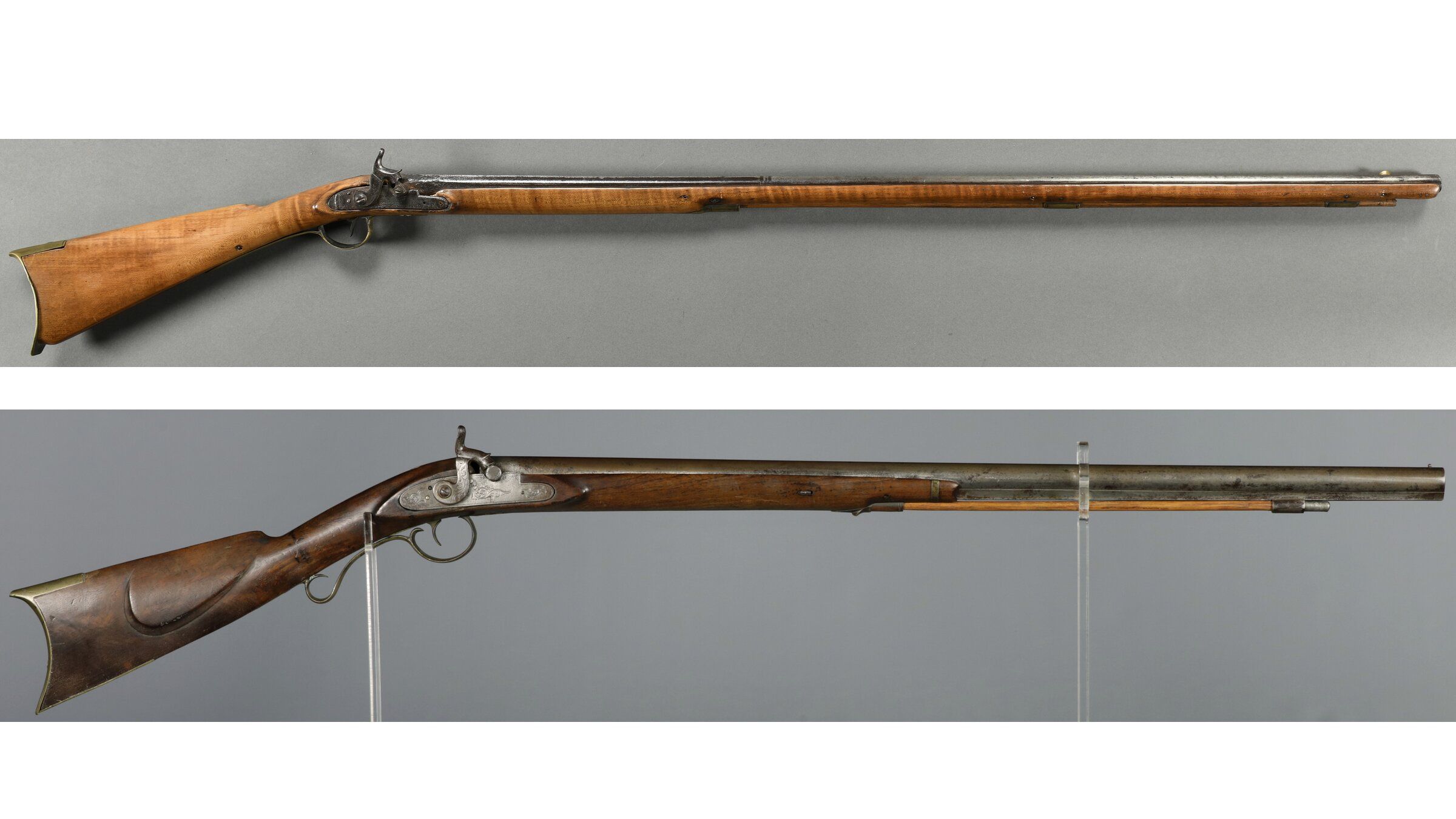 Two Percussion Rifles | Rock Island Auction