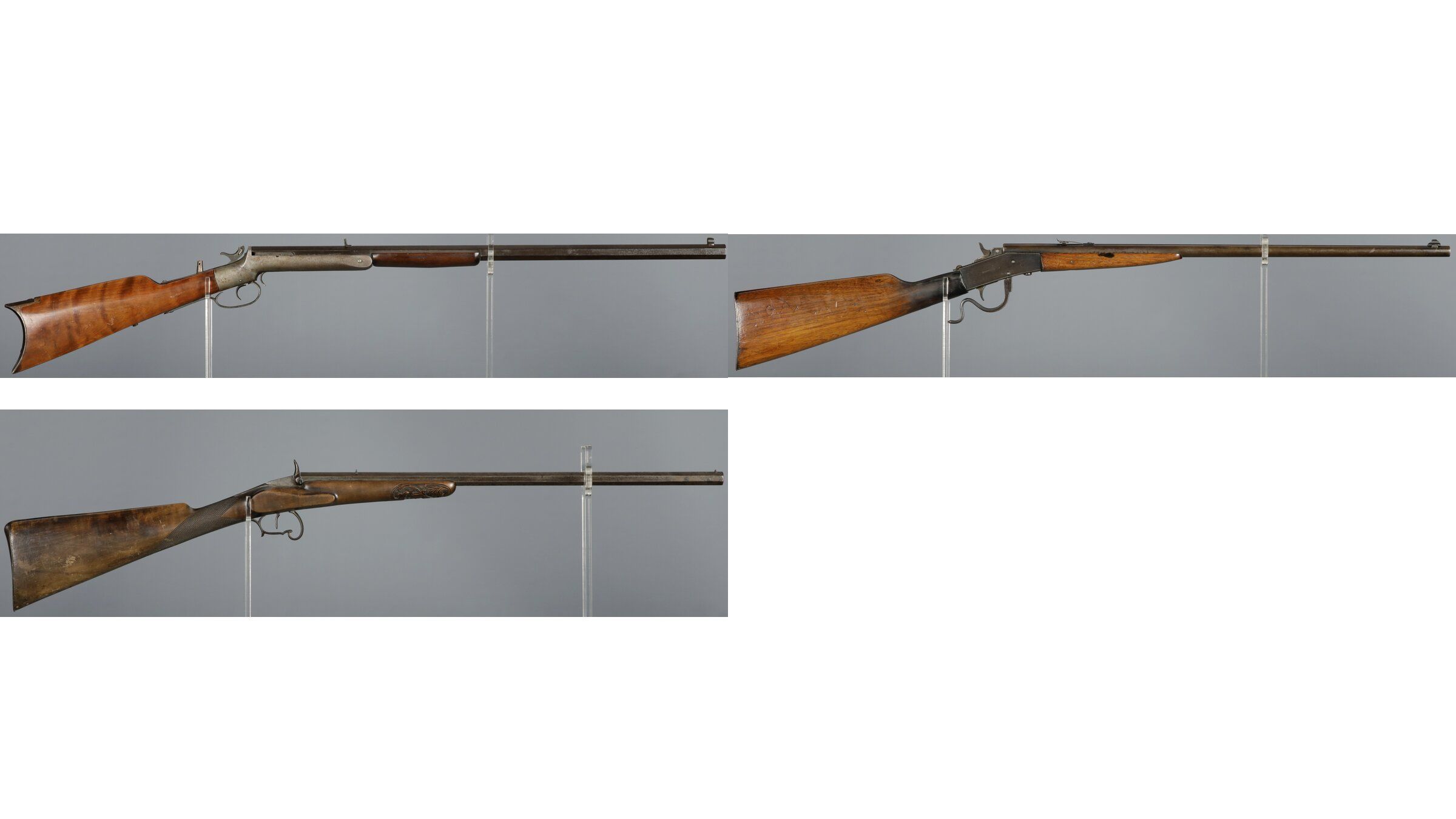 Three Single Shot Rifles Rock Island Auction