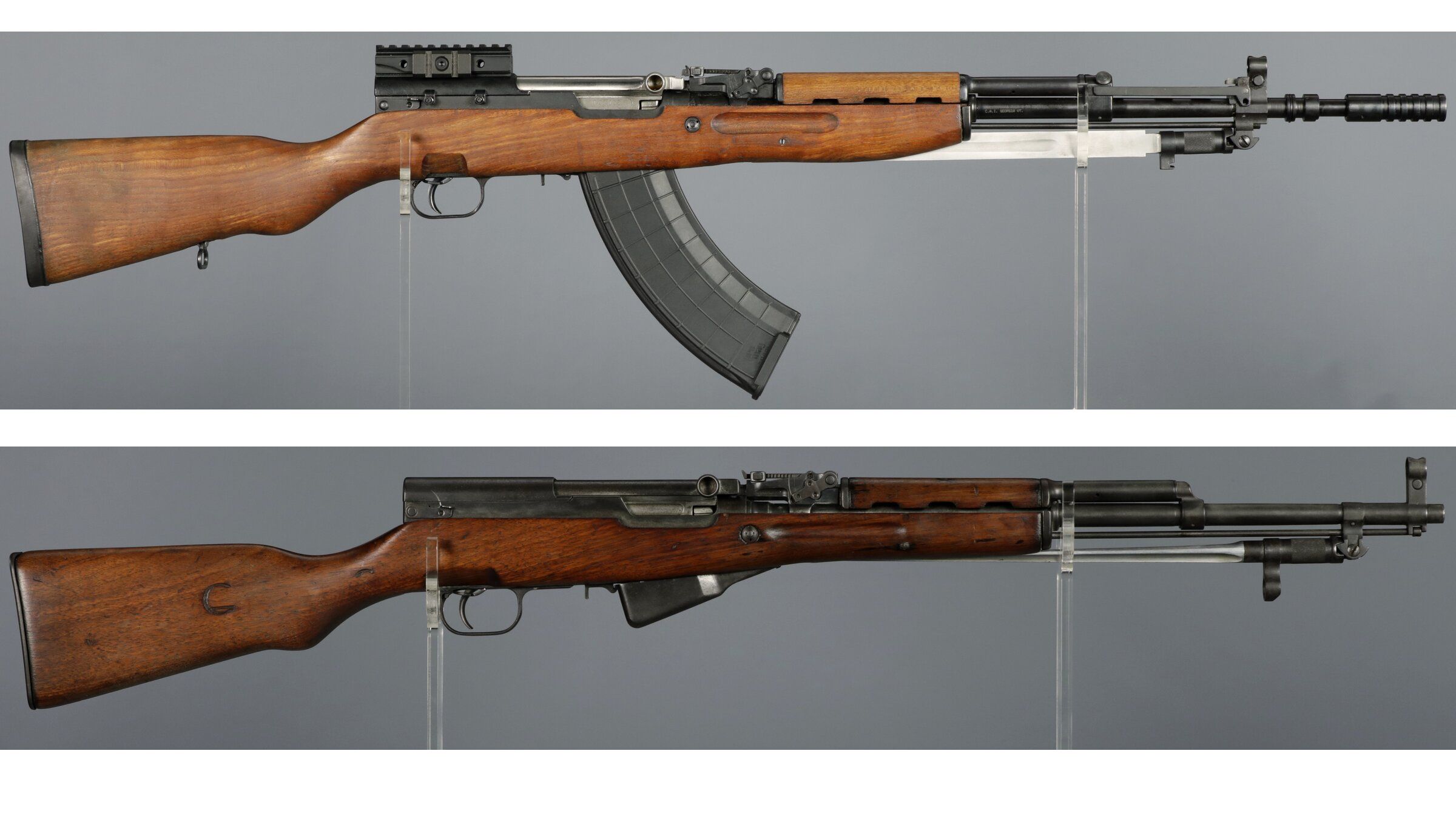 Two SKS Semi-Automatic Rifles | Rock Island Auction Two SKS Semi-Automatic Rifles | Rock Island Auction