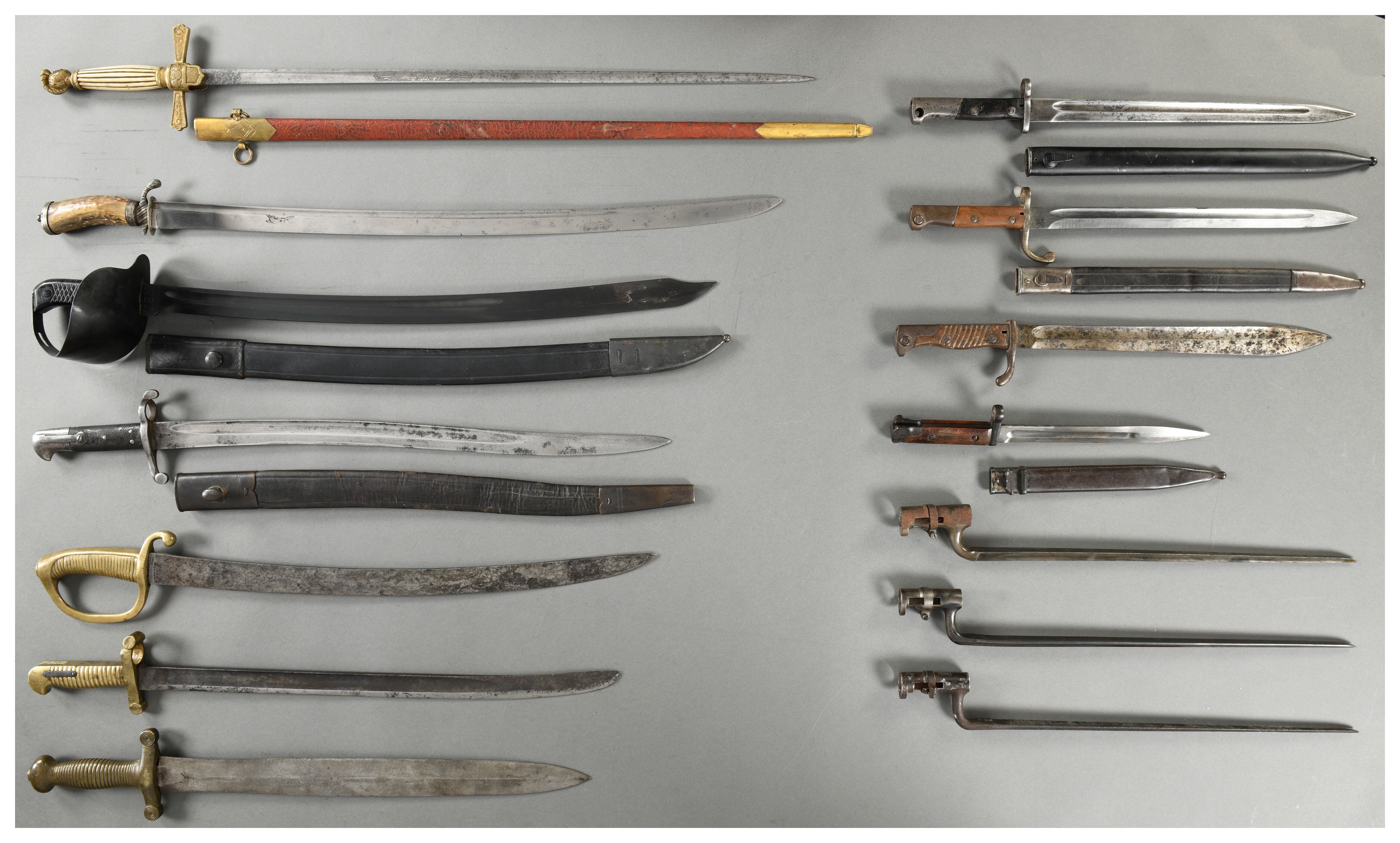 Large Group of Edged Weapons | Rock Island Auction