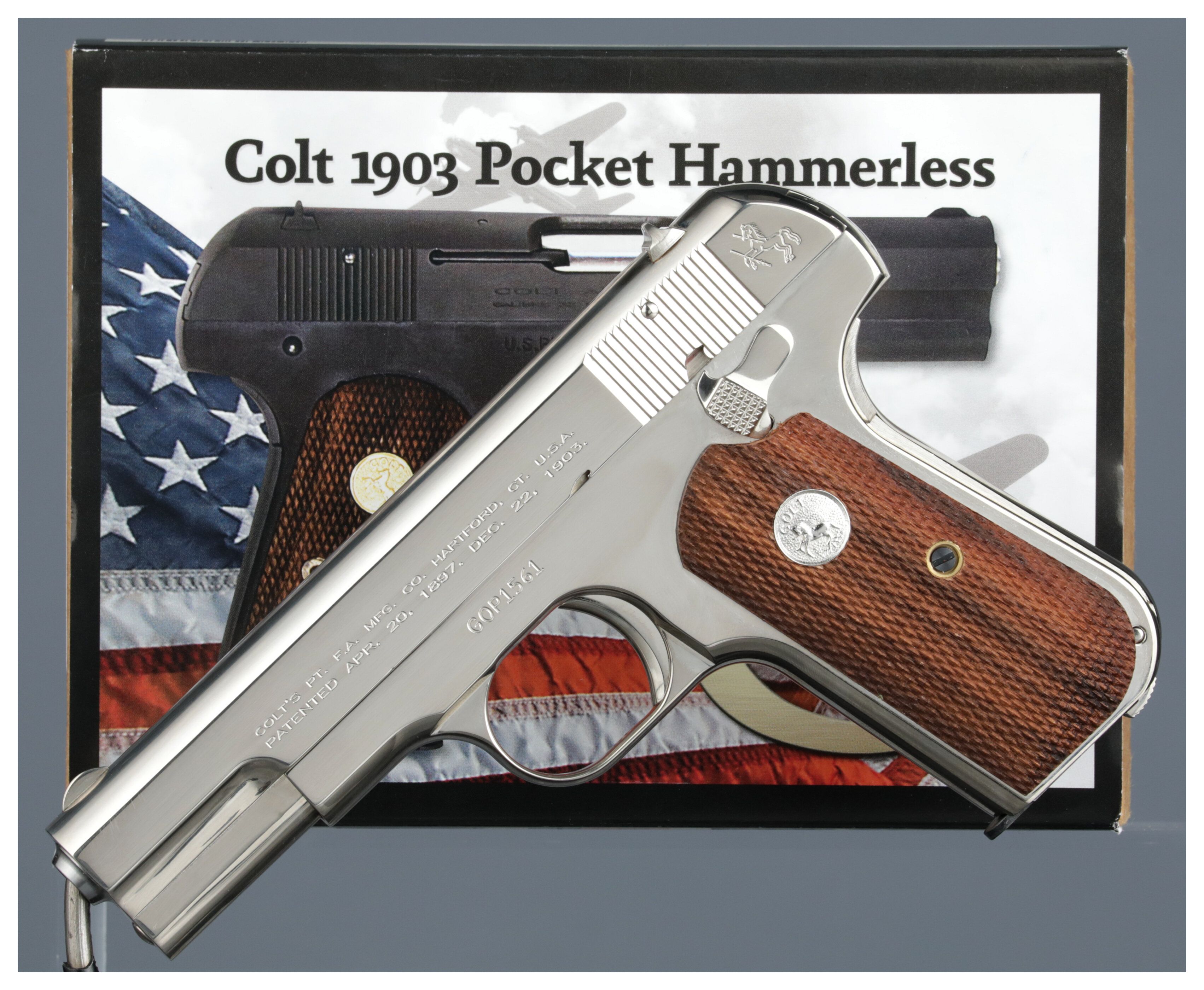 U.S. Armament Corp. Colt Model 1903 Pocket Hammerless Pistol | Rock ...