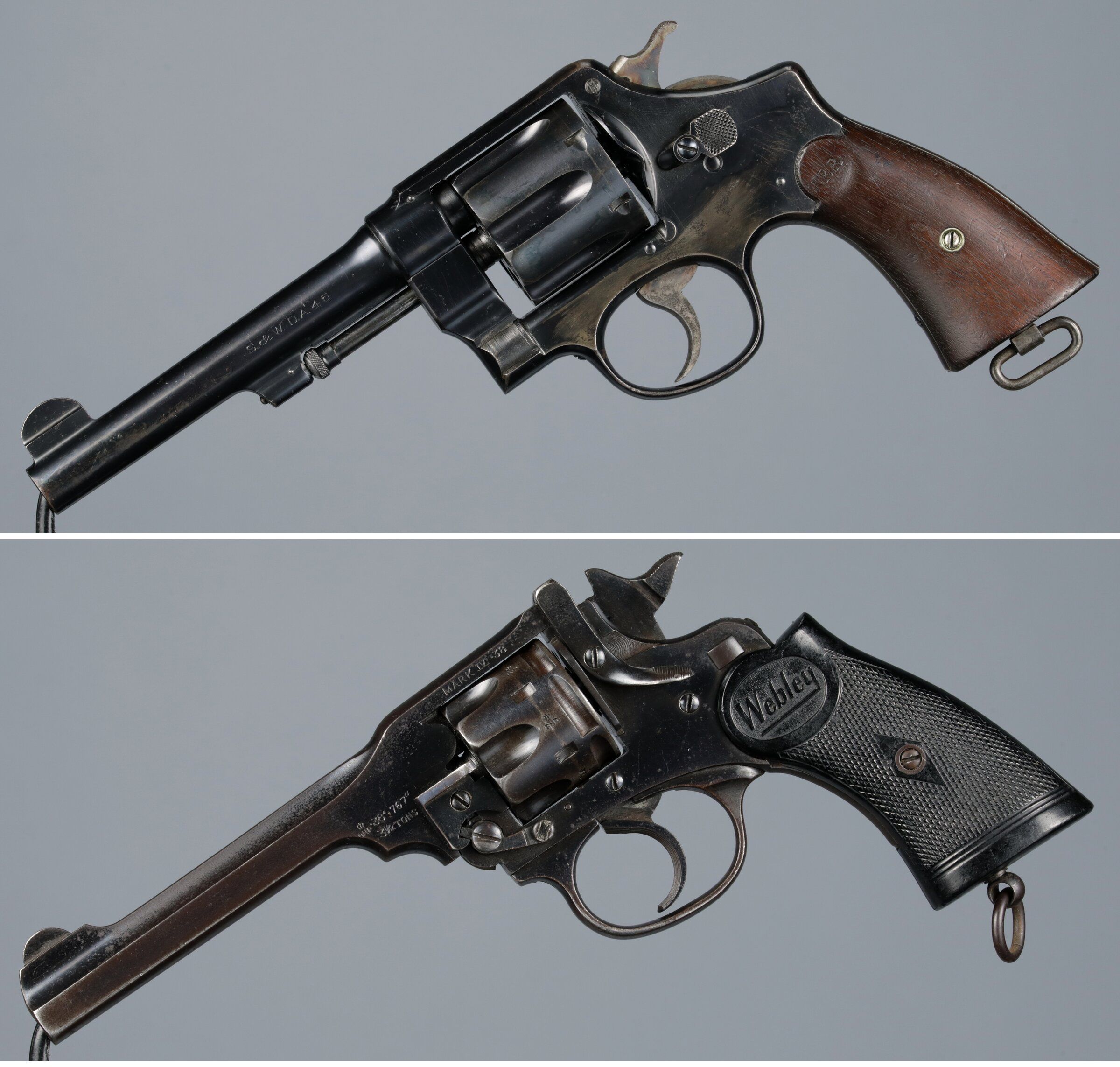 Two Military Double Action Revolvers | Rock Island Auction