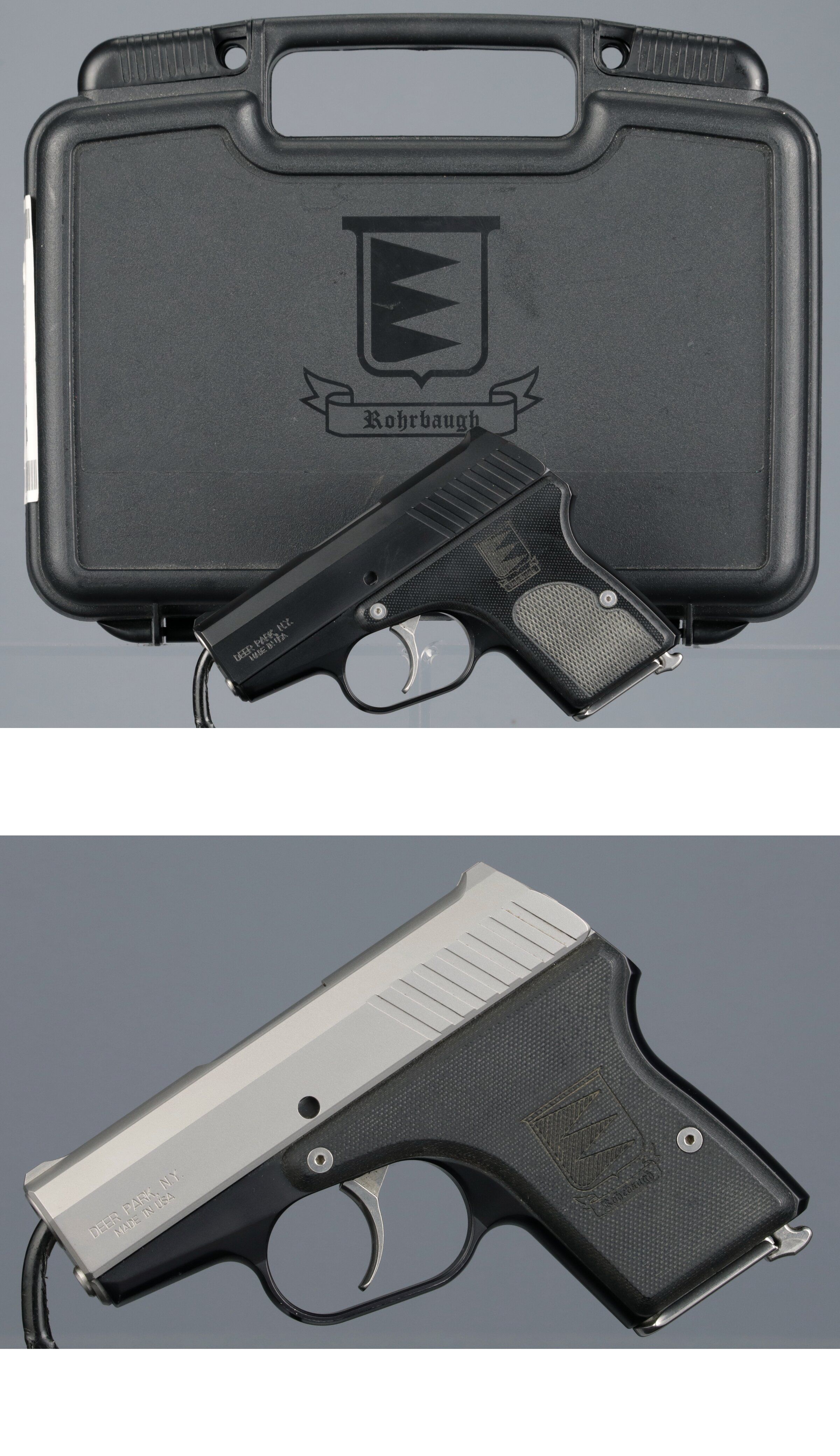 Two Rohrbaugh Model R9 Semi-Automatic Pistols | Rock Island Auction