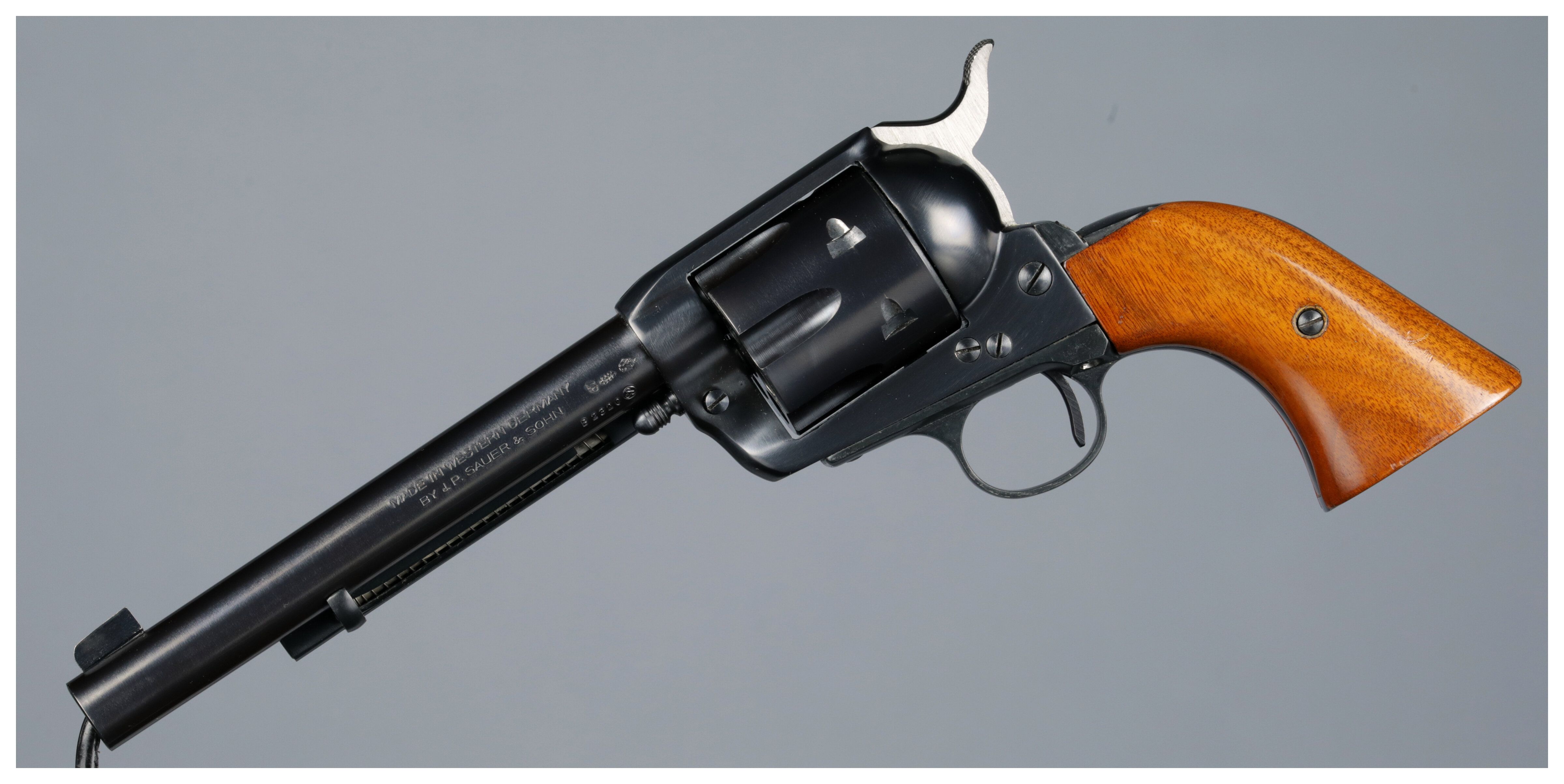 J.P. Sauer & Sohn L.A. Western Six-Shooter Revolver | Rock Island Auction