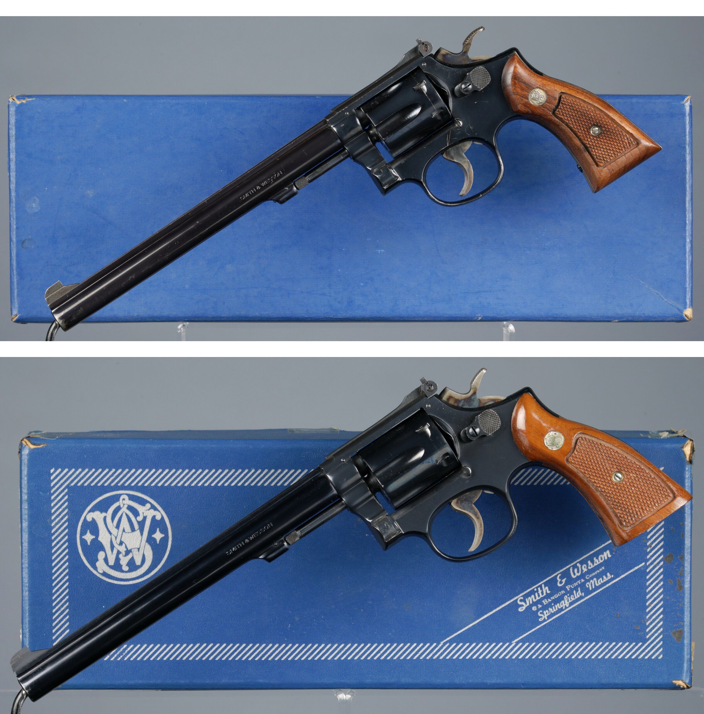 Two Smith & Wesson Model 17-4 Double Action Revolvers | Rock Island Auction