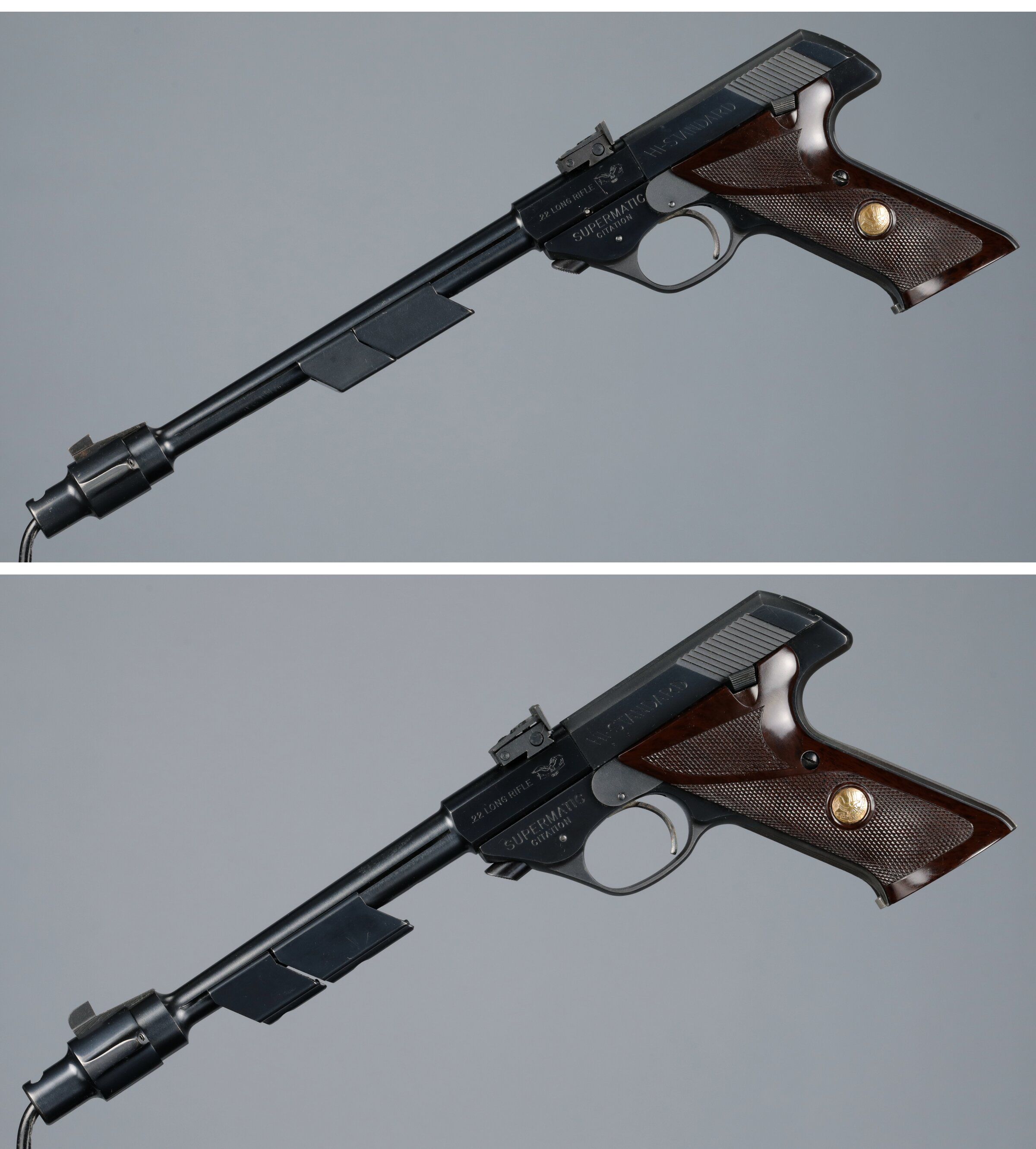Two High Standard Supermatic Citation Model 102 Pistols | Rock Island ...