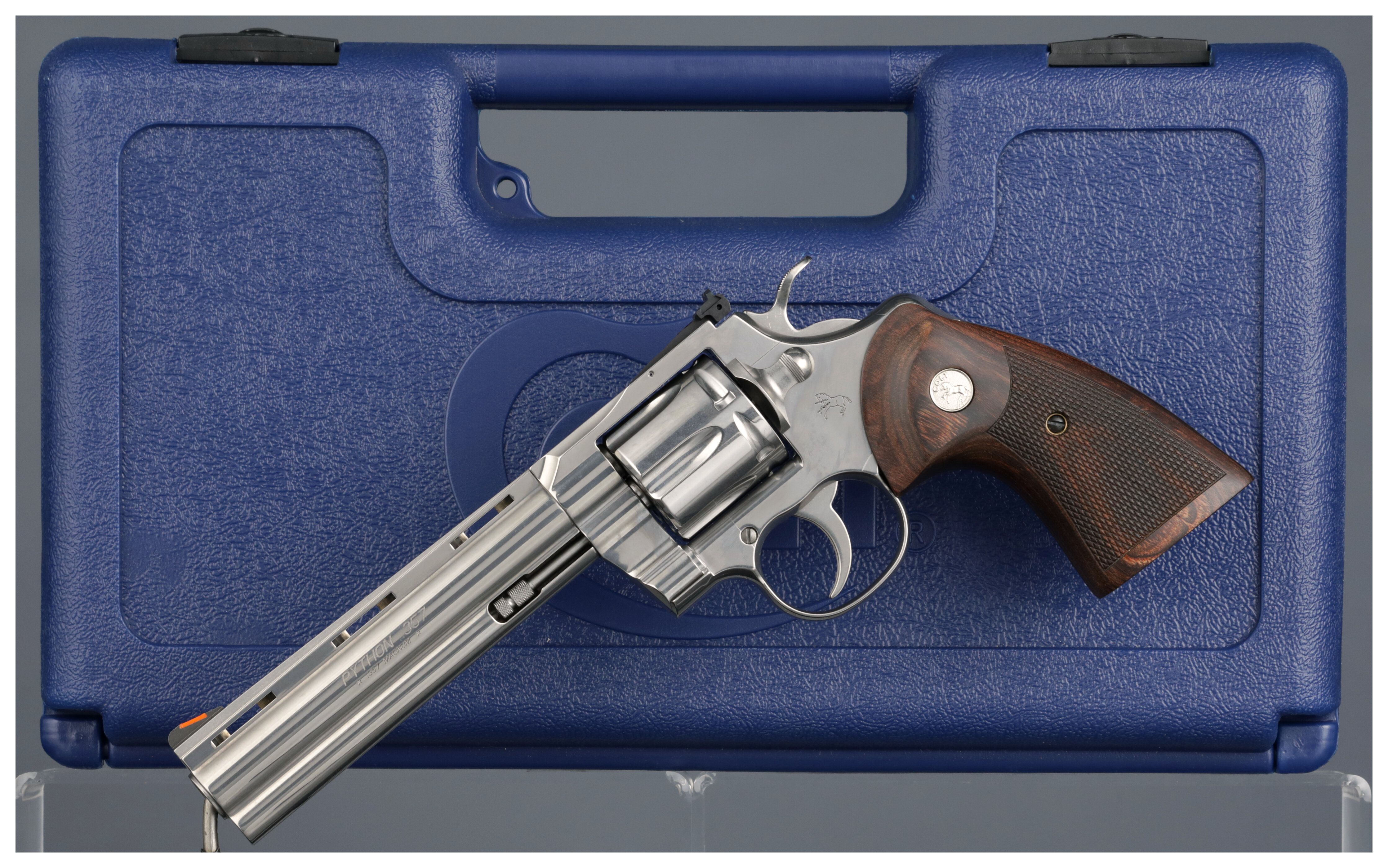 Colt Python Double Action Revolver with Case | Rock Island Auction