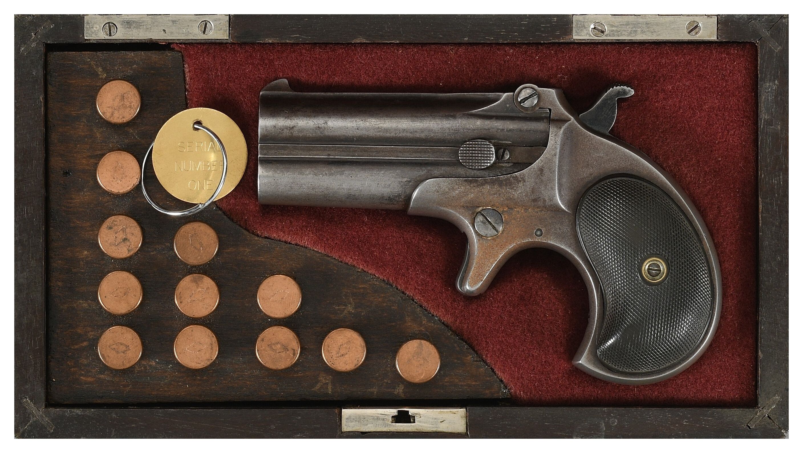 Serial Number 1 Remington Type II Over/Under Derringer with Case | Rock ...