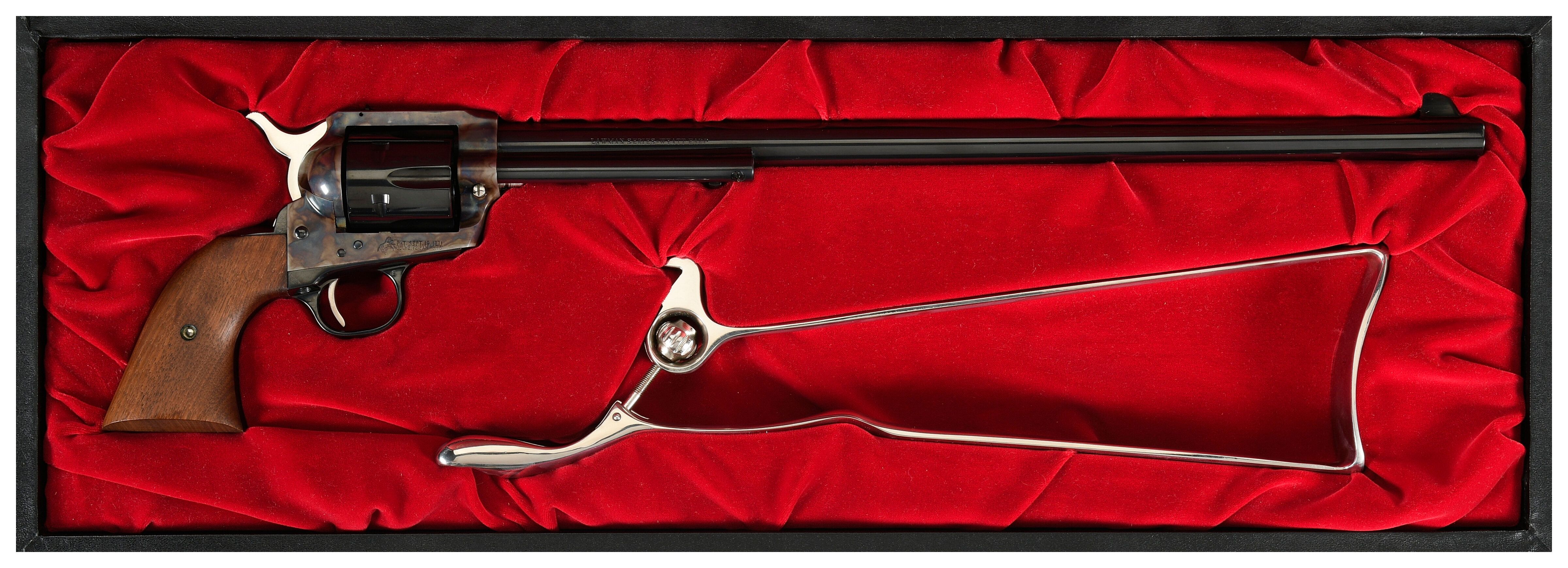 Cased Colt Lawman Series Wyatt Earp Single Action Army Revolver Rock Island Auction