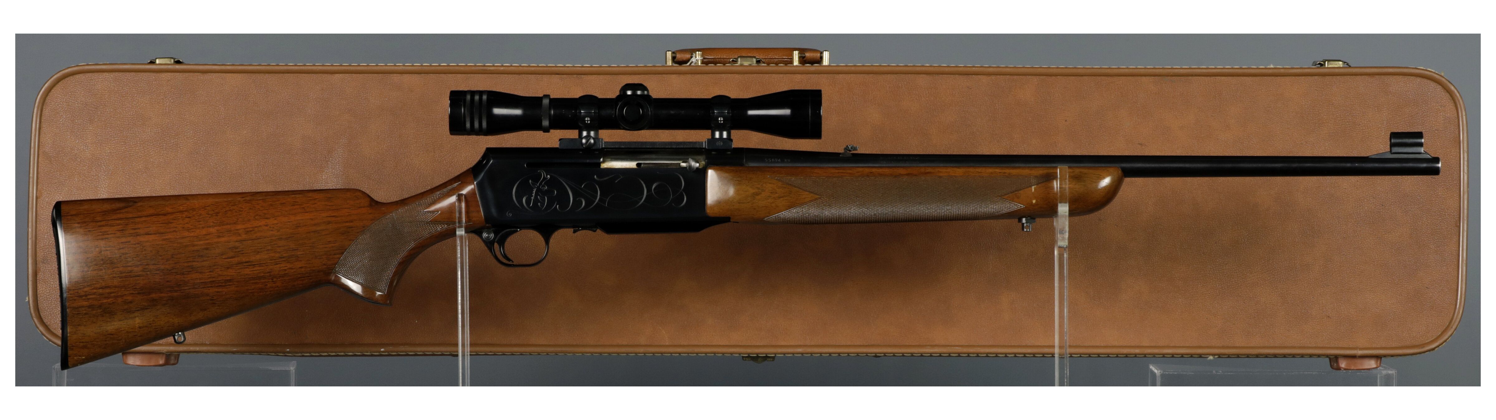 Belgian Browning BAR Semi-Automatic Rifle with Case | Rock Island Auction