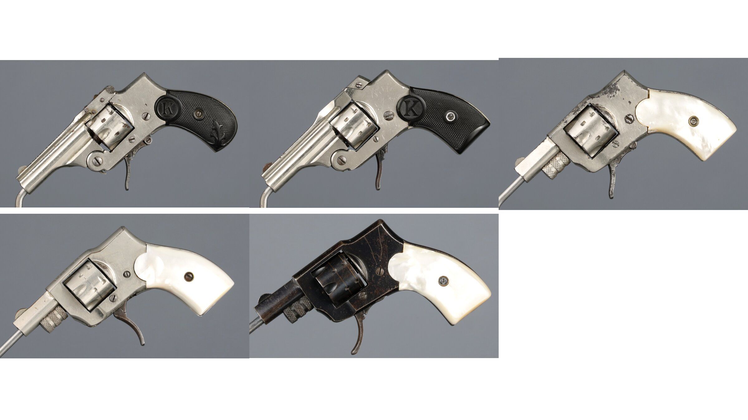 Five Kolb Baby Hammerless Double Action Revolvers | Rock Island Auction