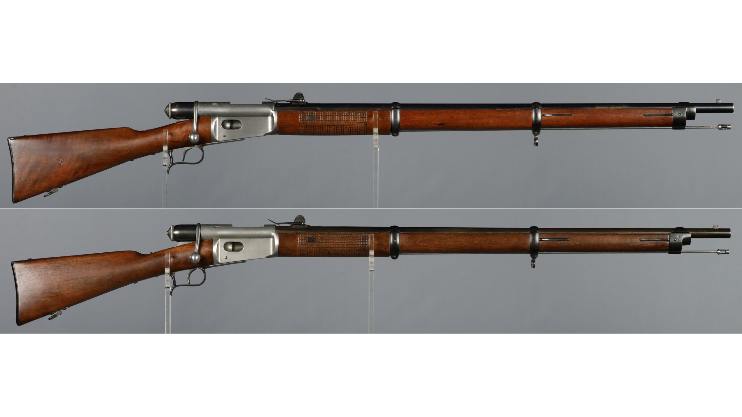 Two Swiss Vetterli Model 1869/71 Bolt Action Rifles | Rock Island Auction