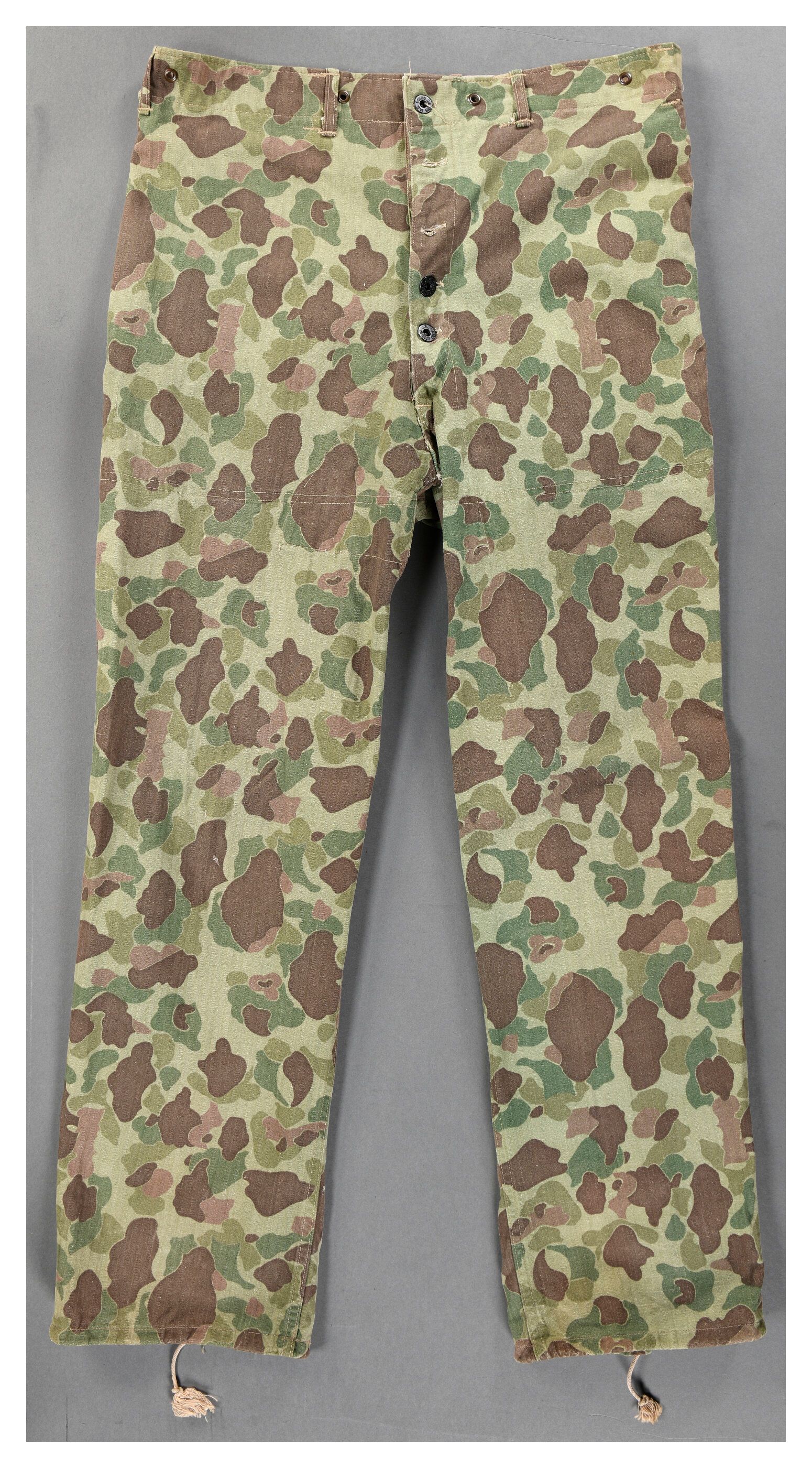 Two Pair of U.S.M.C. "Frogskin" Pattern Reversible Camo Pants | Rock ...
