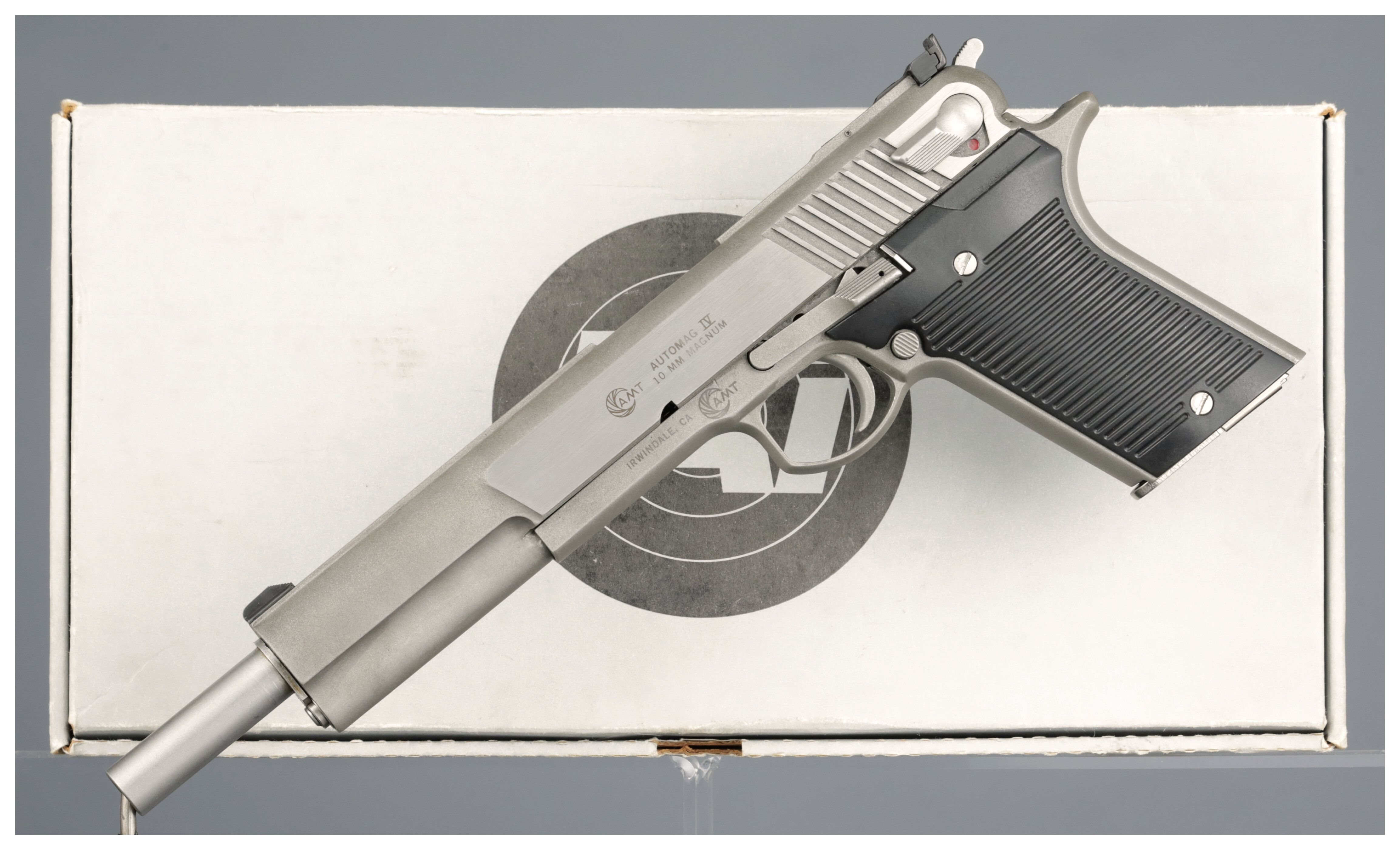 AMT Automag IV Semi-Automatic Pistol with Box | Rock Island Auction