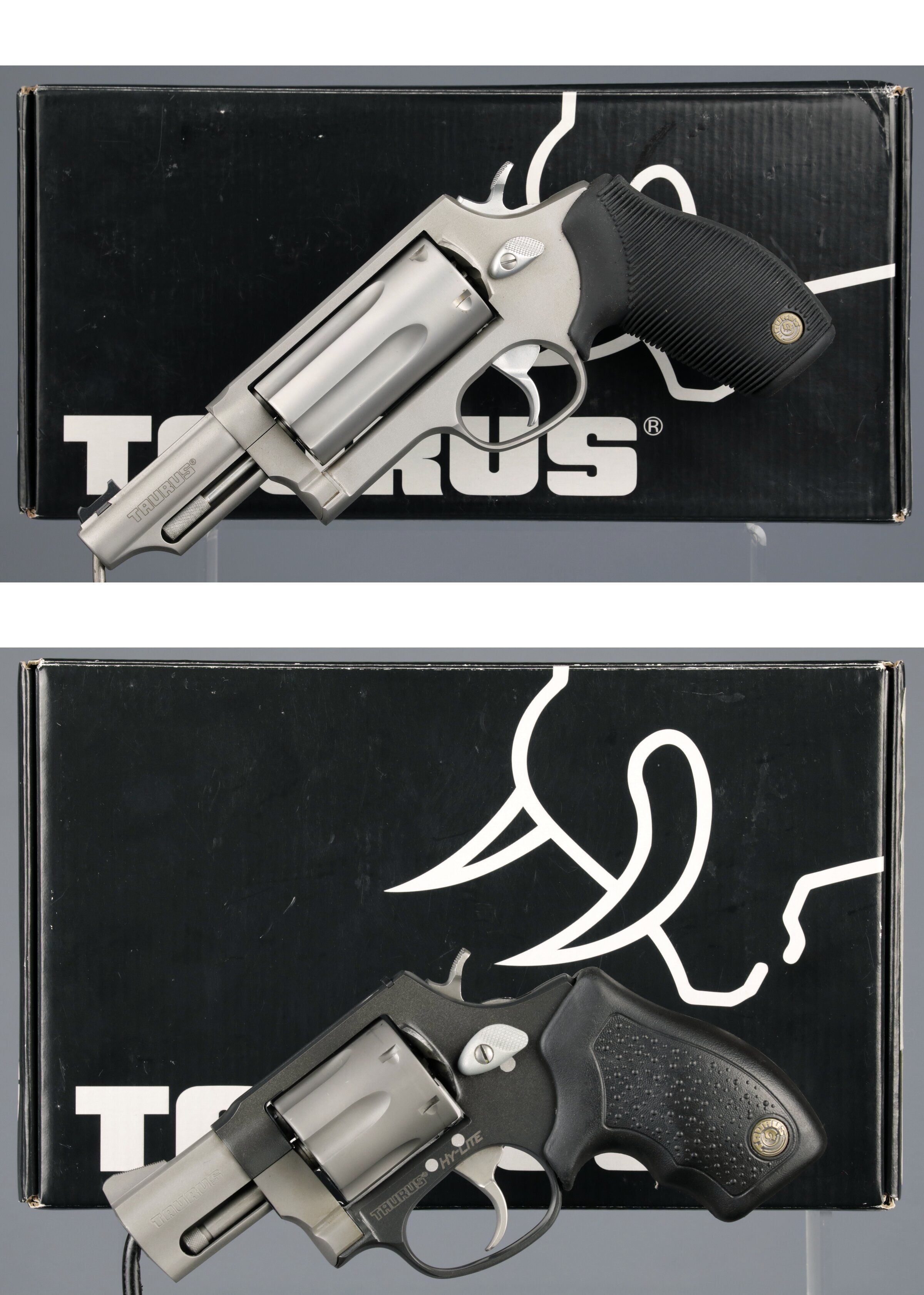 Two Taurus Double Action Revolvers with Boxes | Rock Island Auction