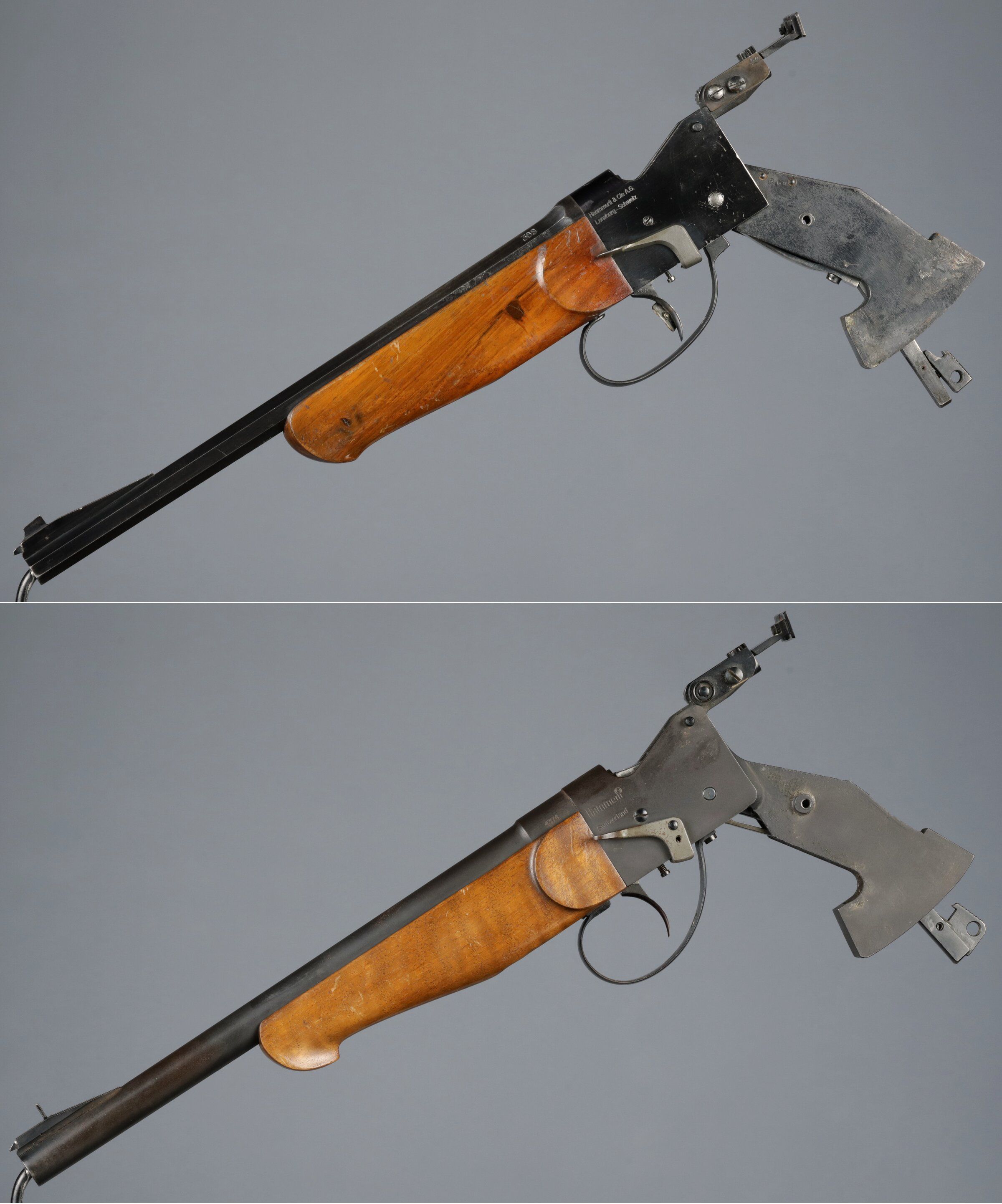 Two Hammerli Free Single Shot Pistols | Rock Island Auction