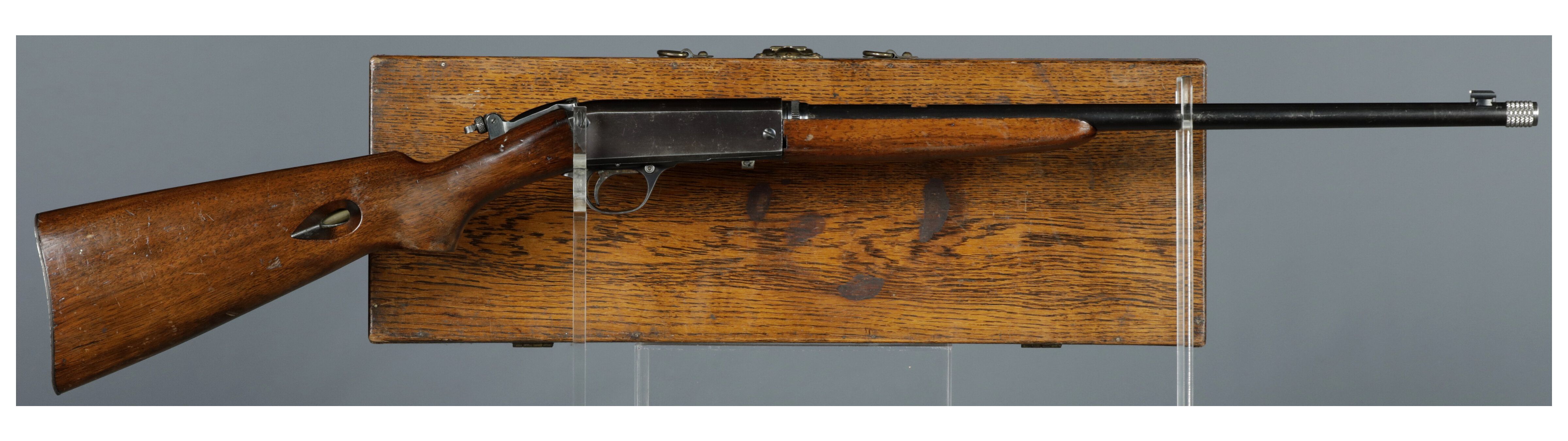Remington Model 24 Semi-Automatic Rifle with Case | Rock Island Auction