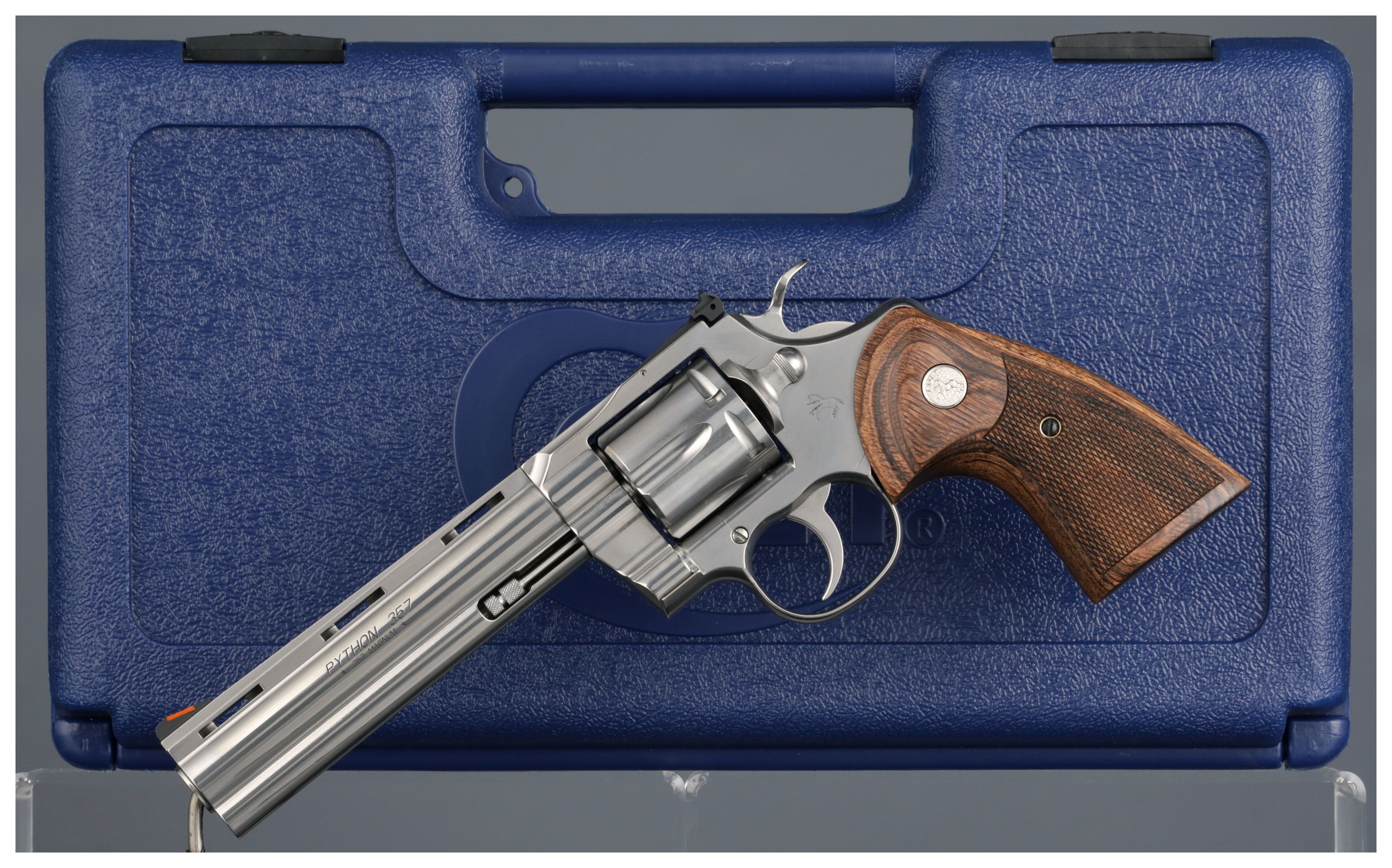 Colt Python Double Action Revolver with Case | Rock Island Auction