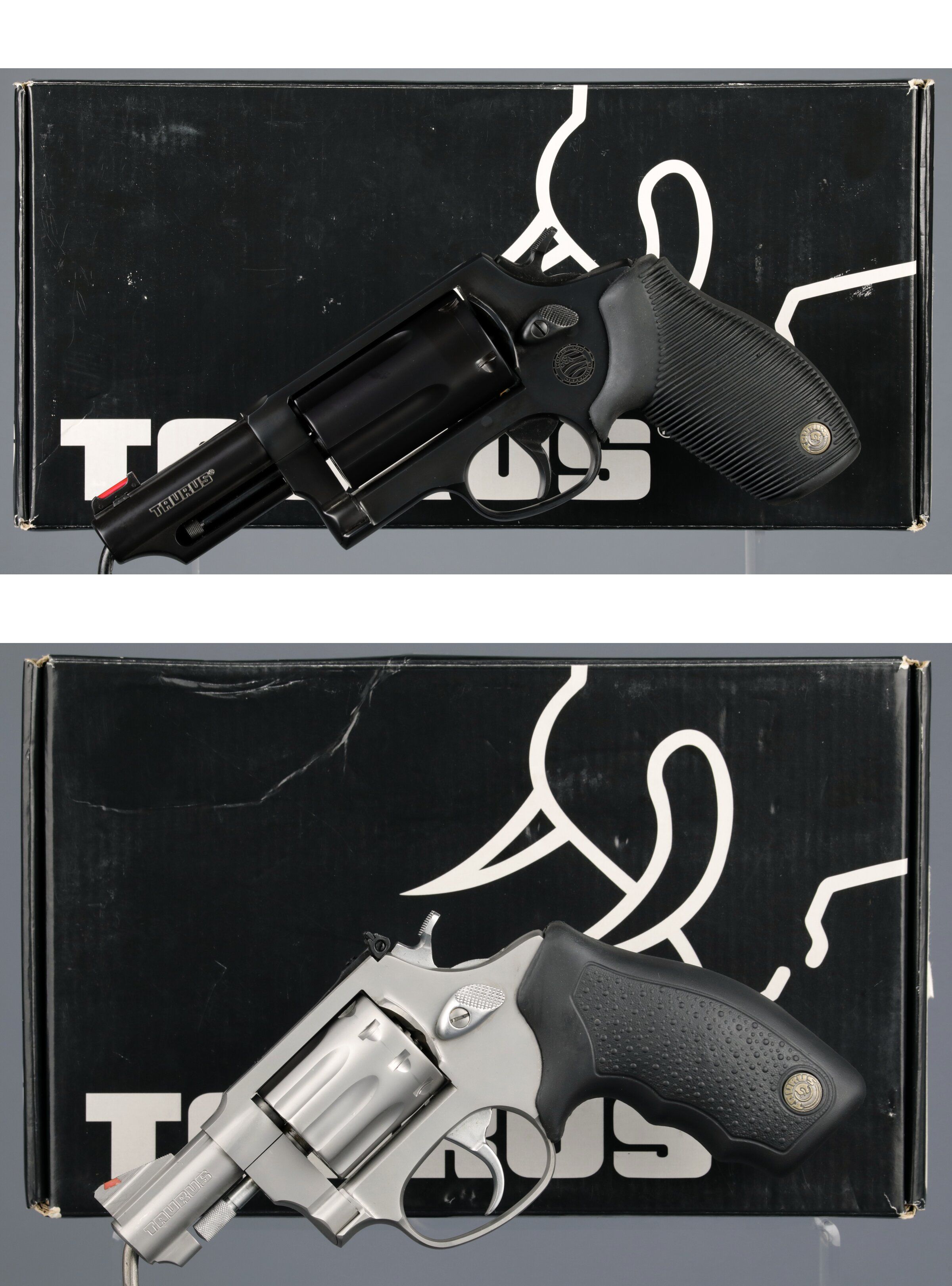 Two Taurus Double Action Revolvers with Boxes | Rock Island Auction