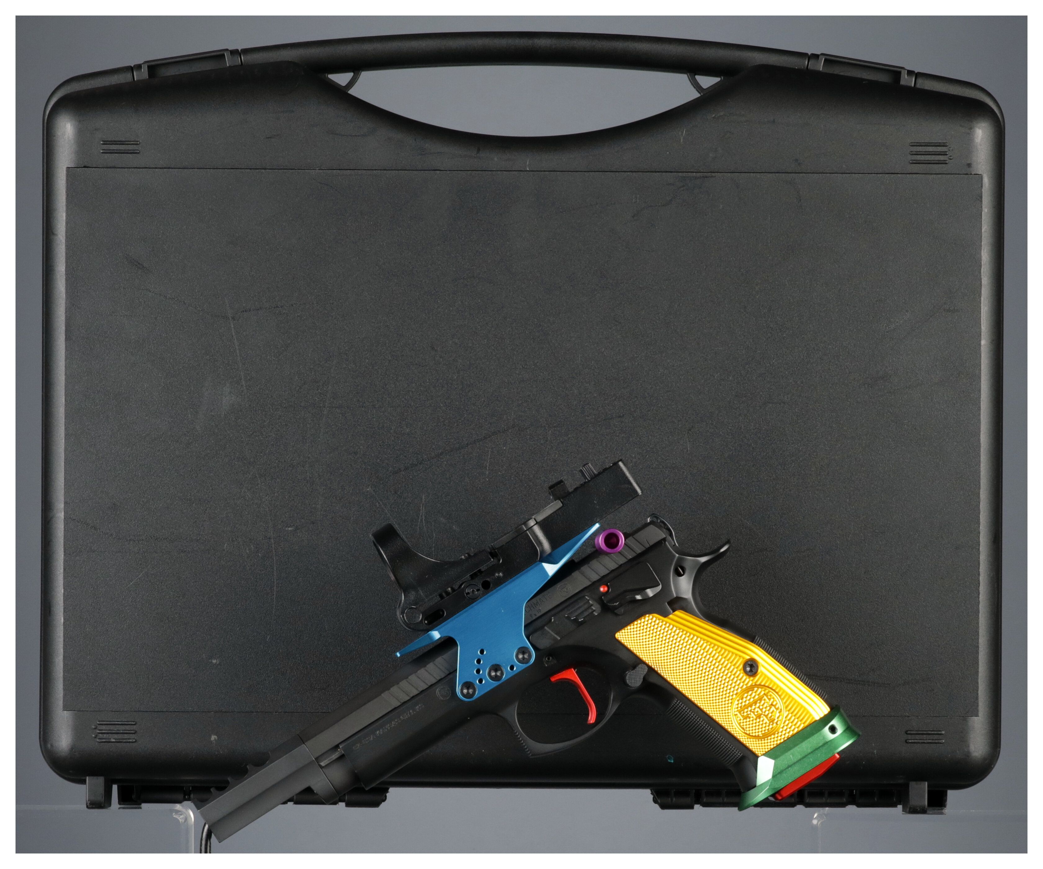 CZ Model 75 TS Czechmate Parrot Semi-Automatic Pistol with Sight | Rock ...