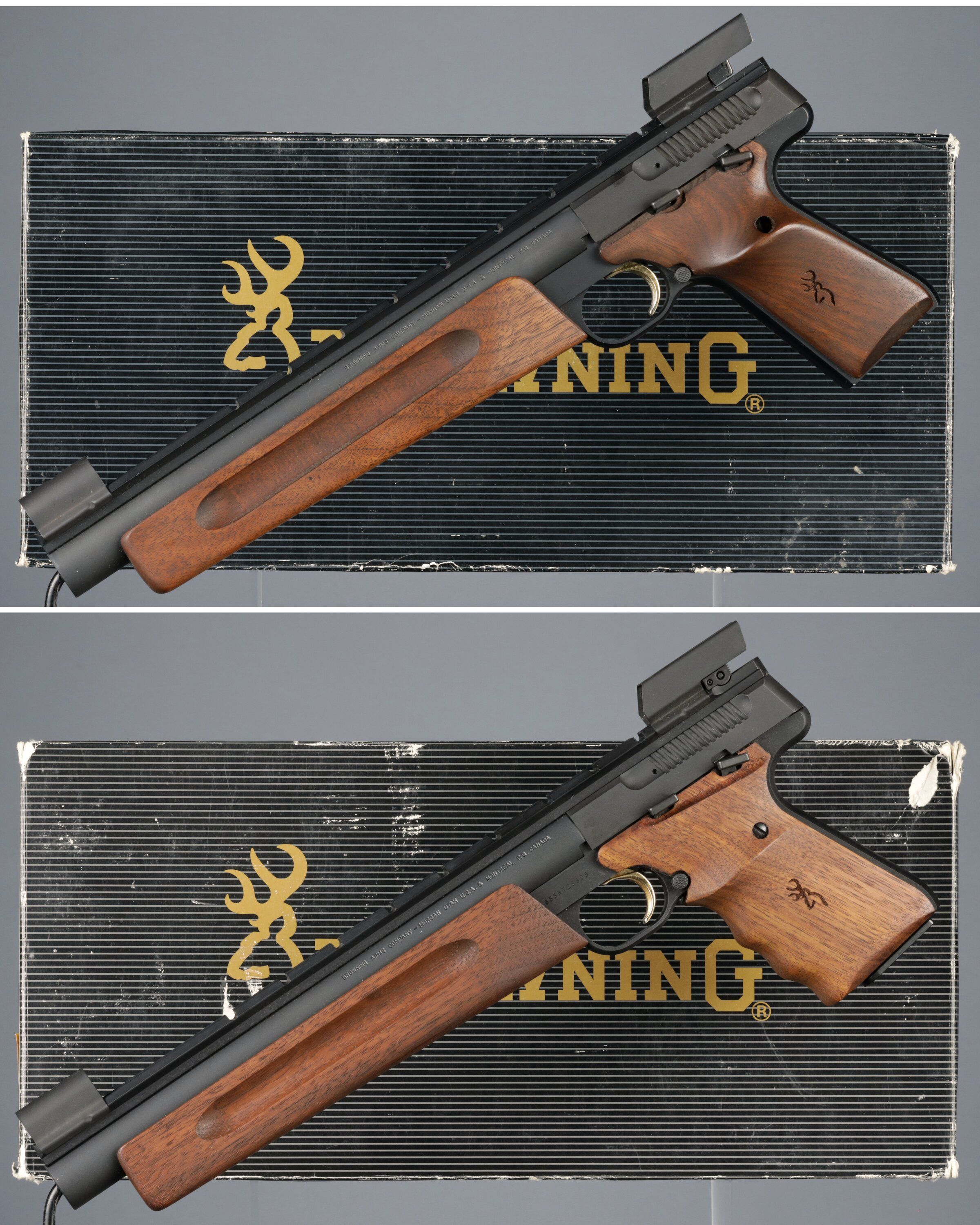 Two Browning Buck Mark Silhouette Semi-Automatic Pistols | Rock Island ...