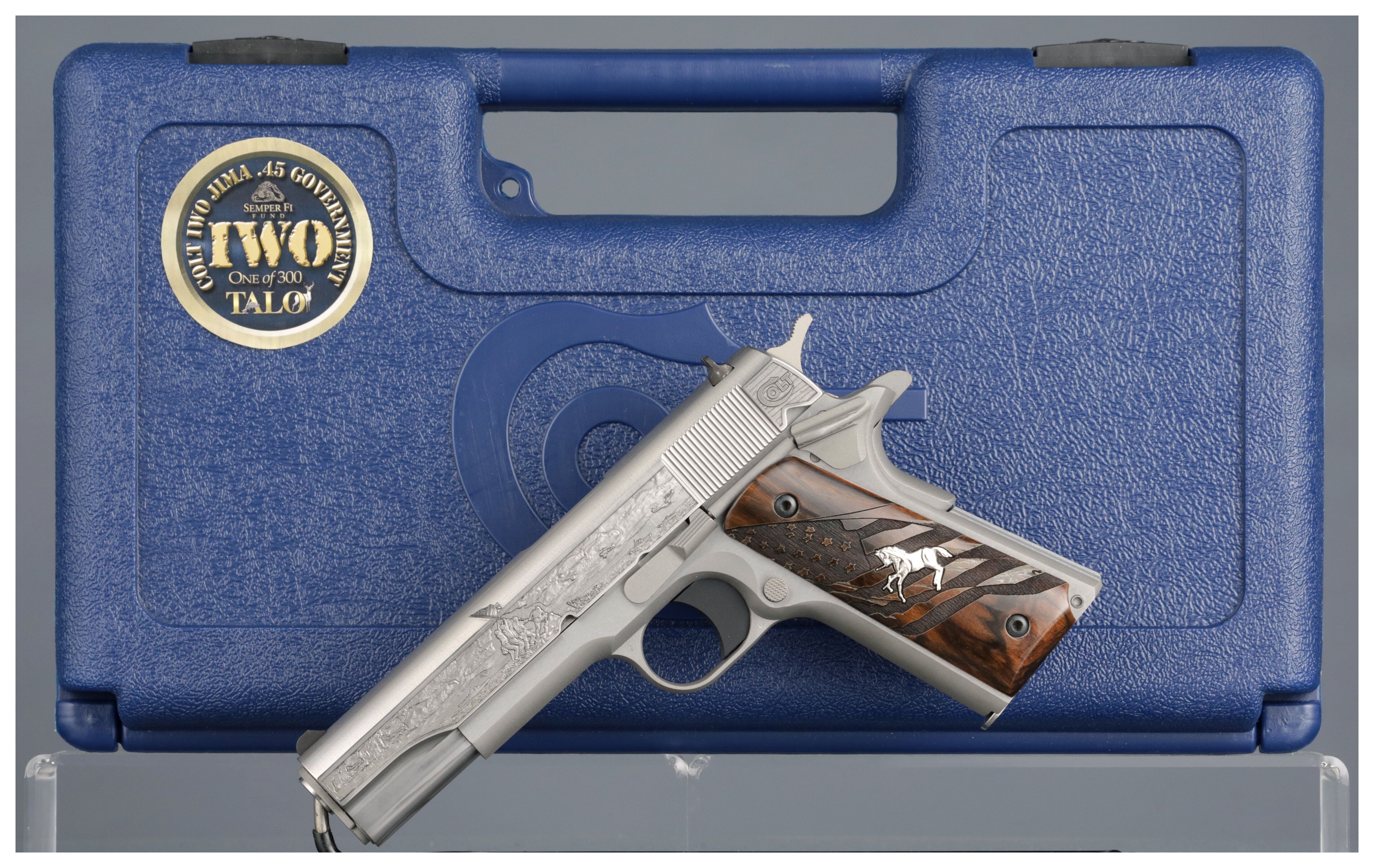 Colt Government Model Iwo Jima Commemorative Talo Edition Pistol | Rock ...