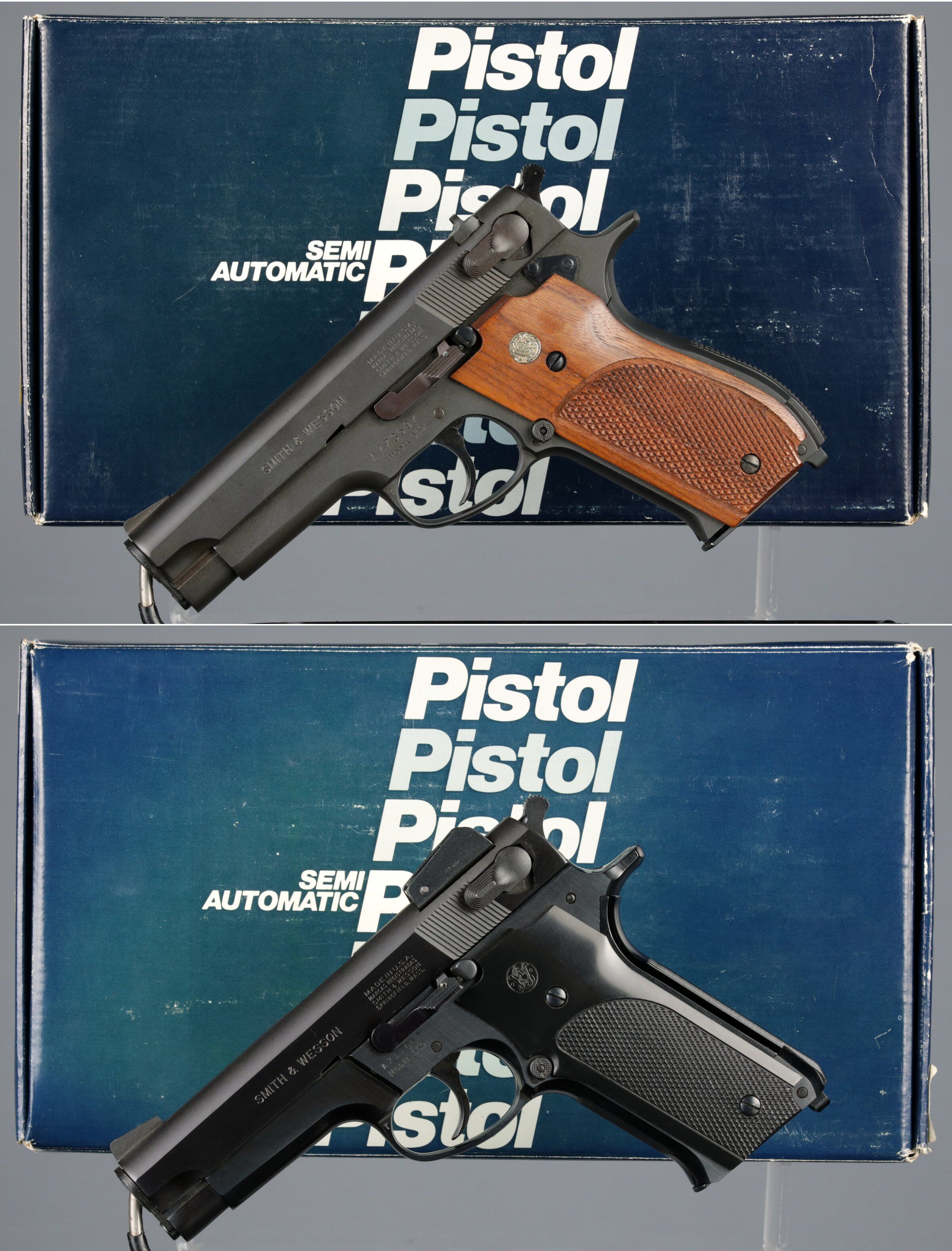 Two Smith & Wesson Semi-Automatic Pistols with Boxes | Rock Island Auction