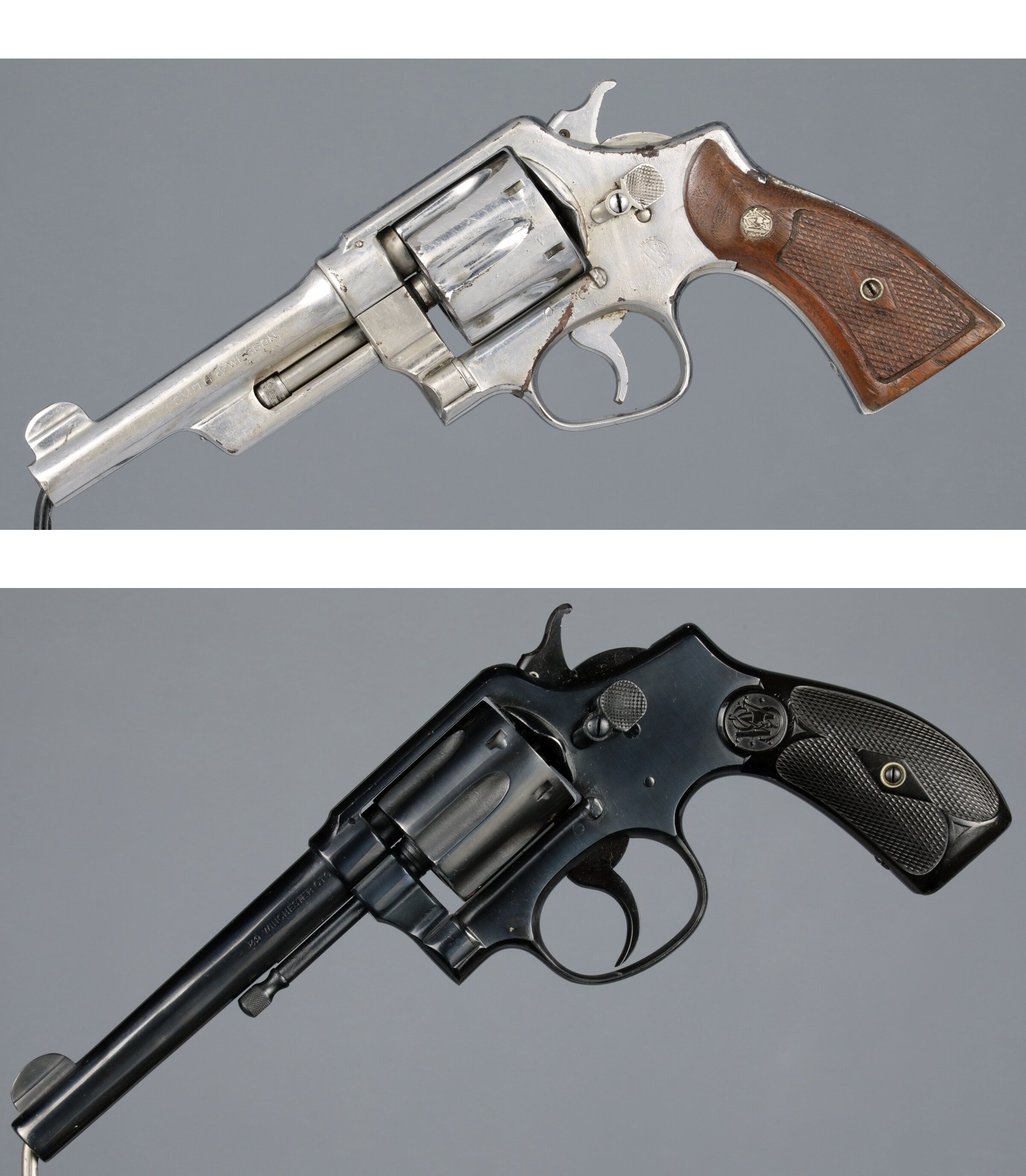 Two Smith & Wesson Hand Ejector Double Action Revolvers | Rock Island ...