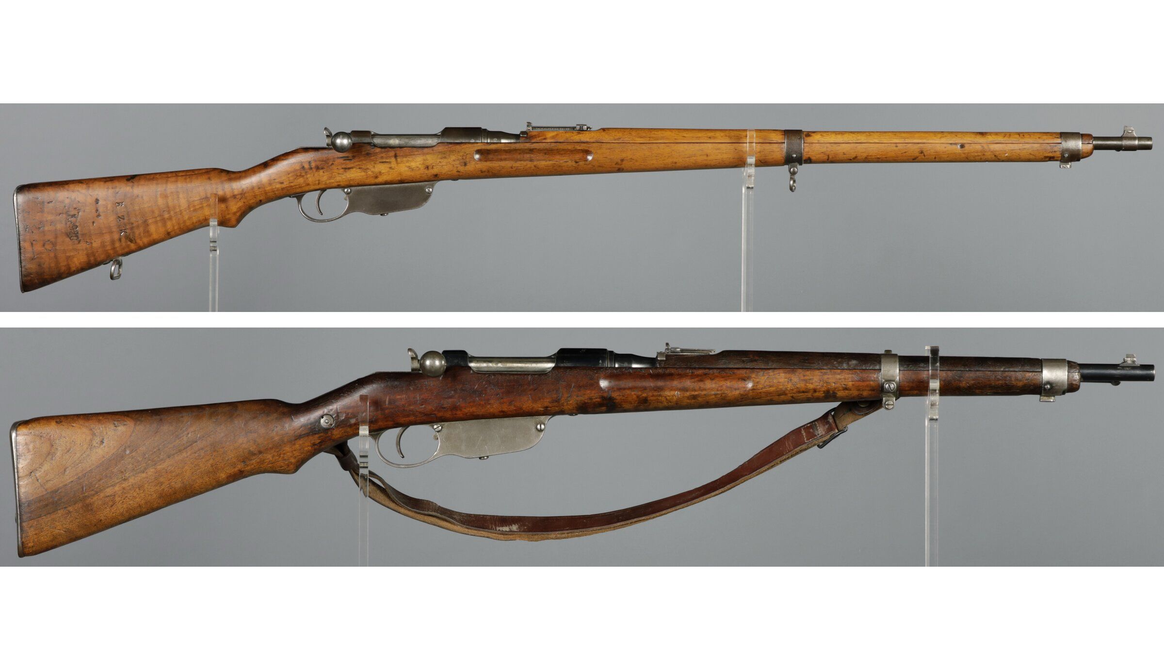 Two M.95 Straight Pull Bolt Action Rifles | Rock Island Auction