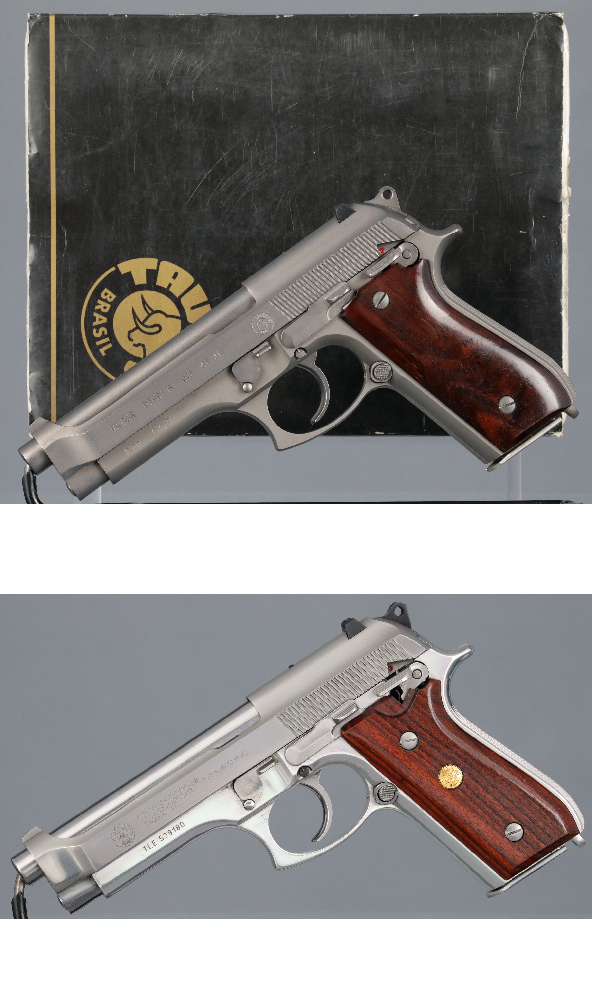 Two Taurus Semi-Automatic Pistols | Rock Island Auction