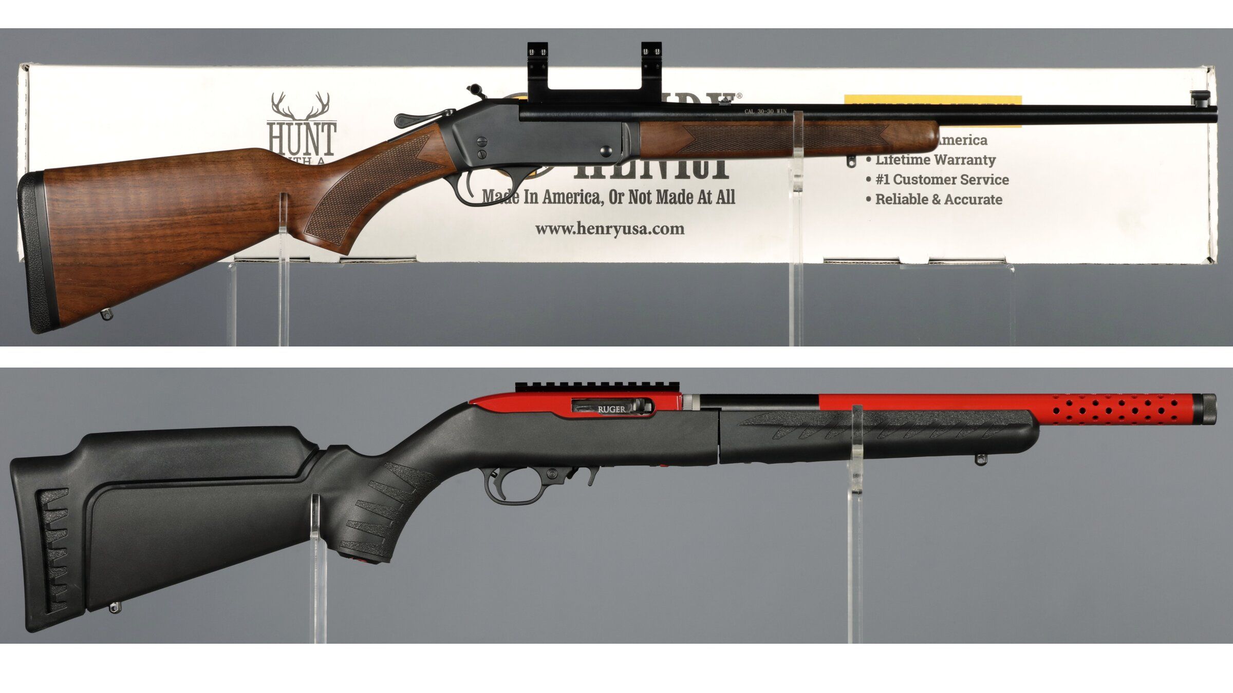 Two Rifles | Rock Island Auction