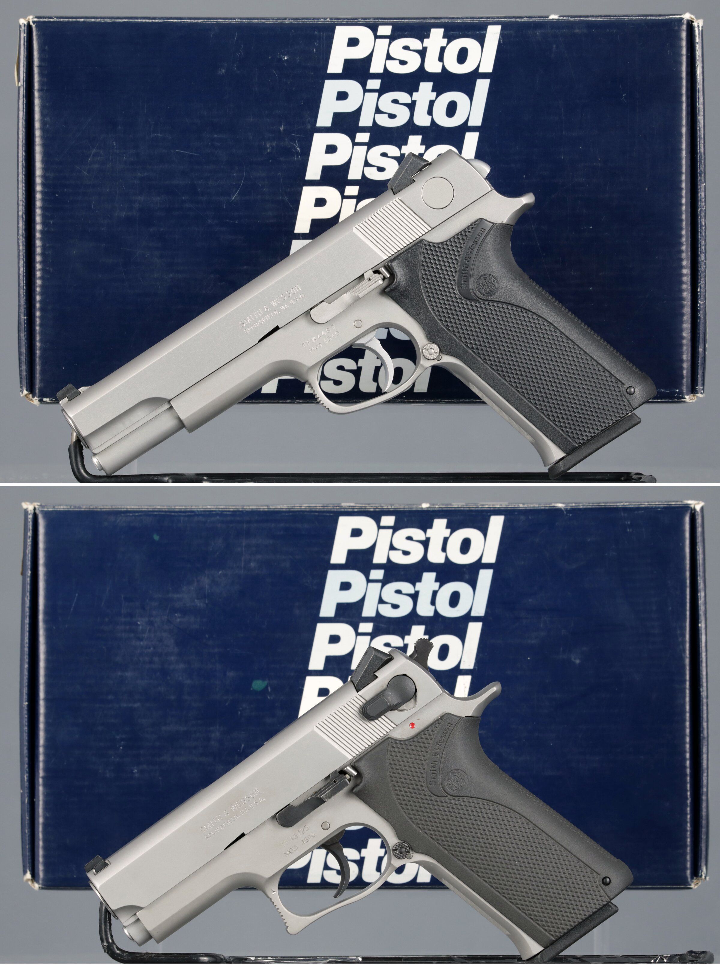 Two Smith & Wesson Semi-Automatic Pistols with Boxes | Rock Island Auction