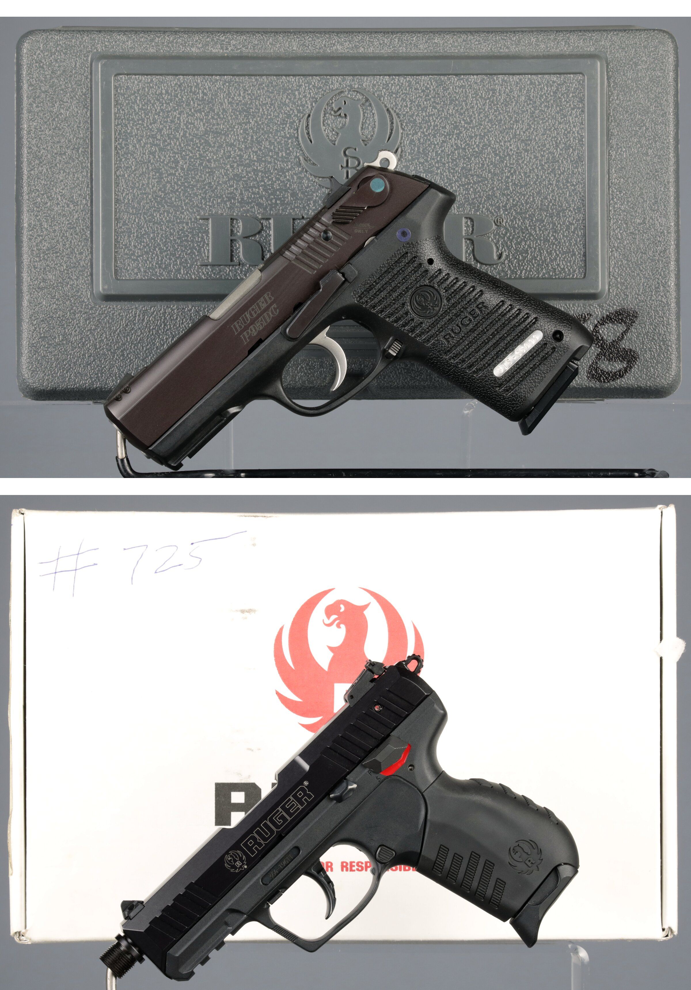 Two Ruger Semi-Automatic Pistols | Rock Island Auction