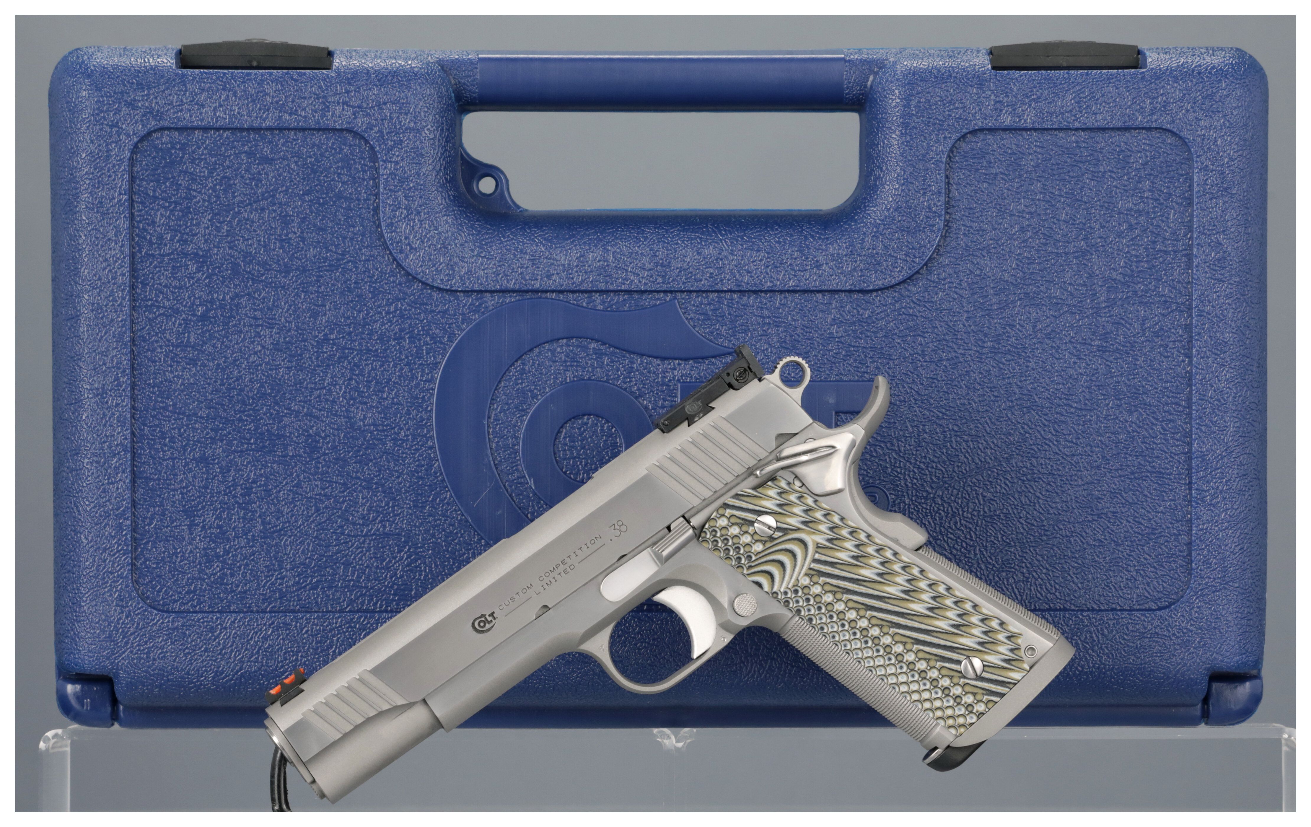 Colt Custom Competition Government Model Pistol with Case | Rock Island ...