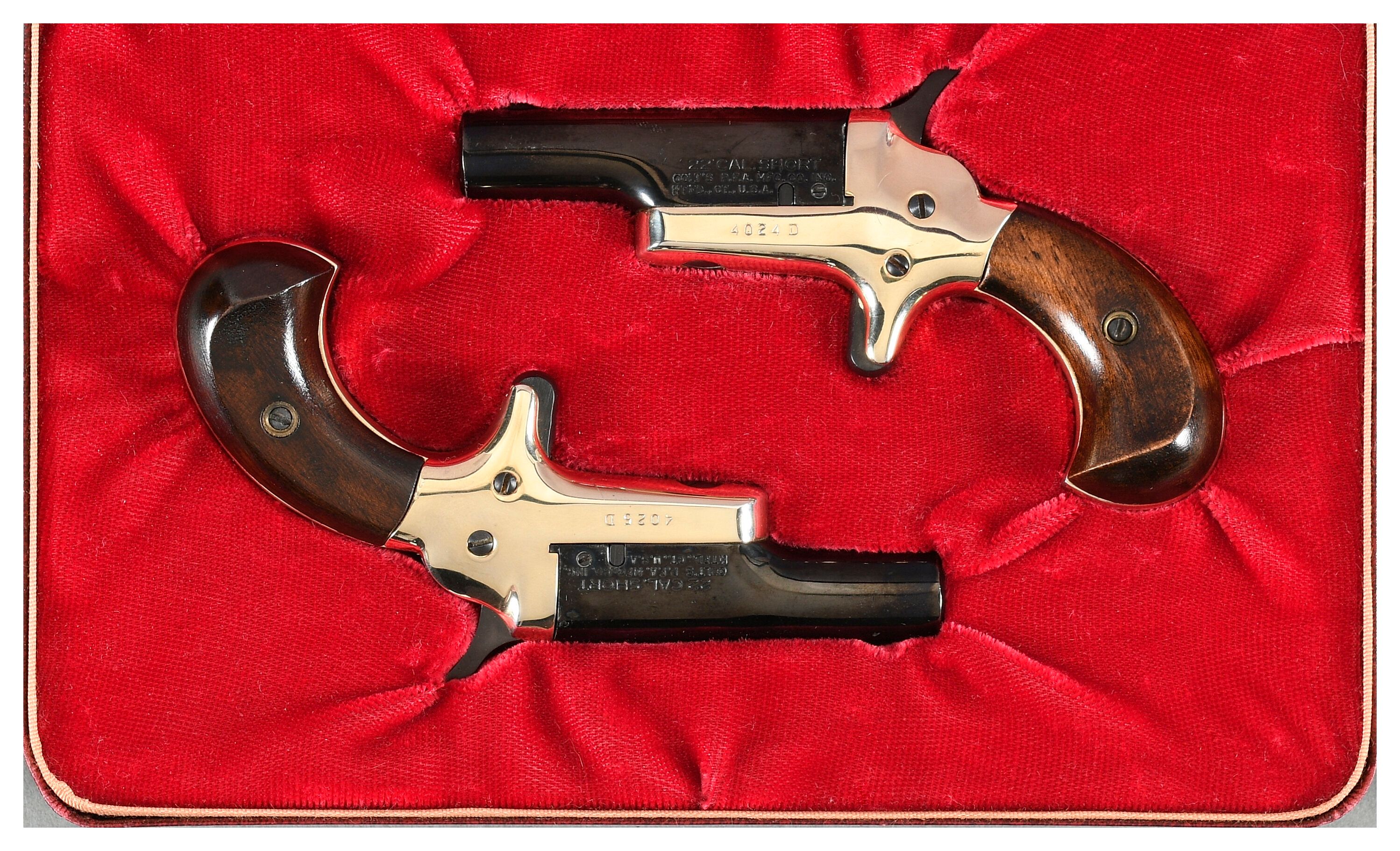 Two Cased Pairs of Colt Fourth Model Derringers | Rock Island Auction