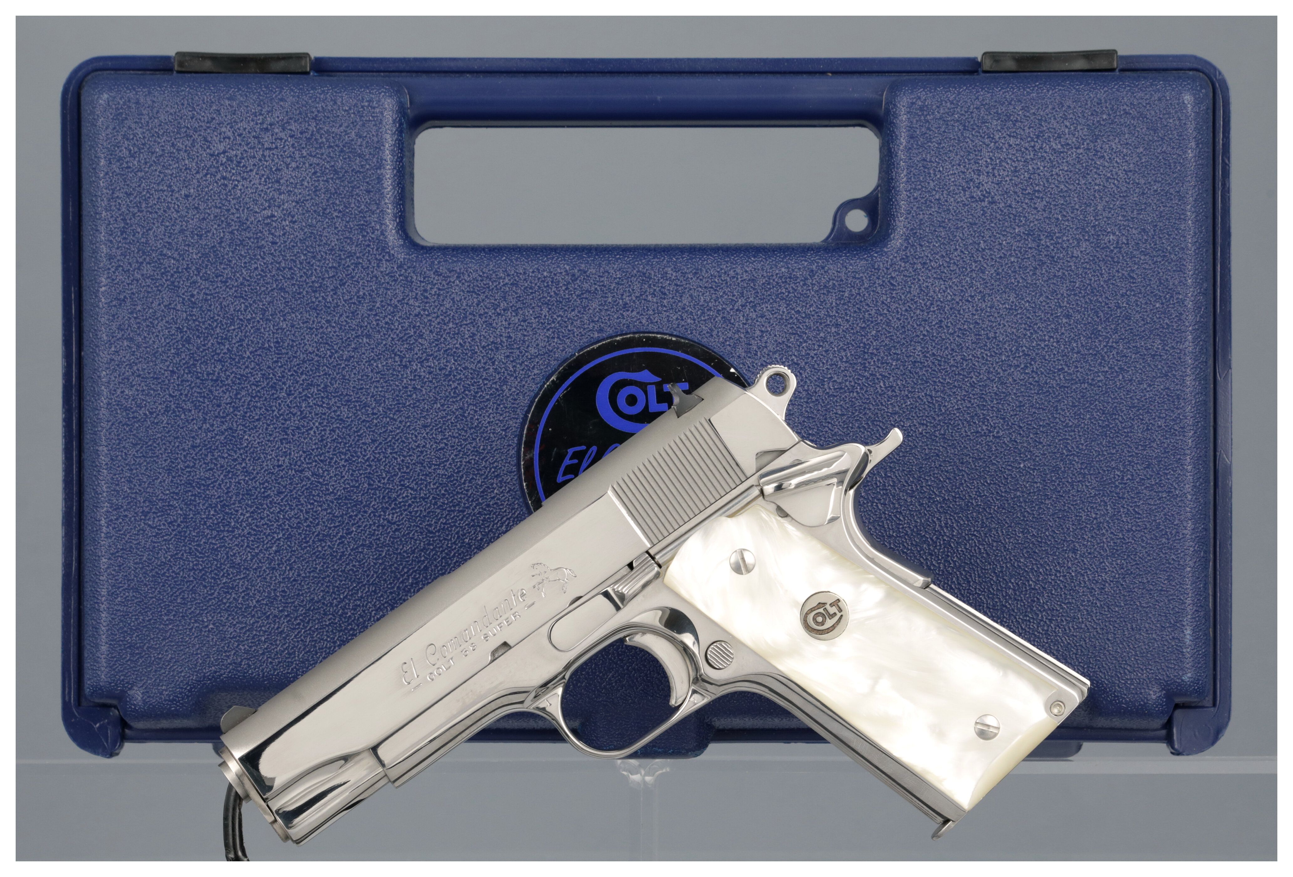 Colt "El Comandante" .38 Super Mk IV Series 80 Pistol | Rock Island Auction