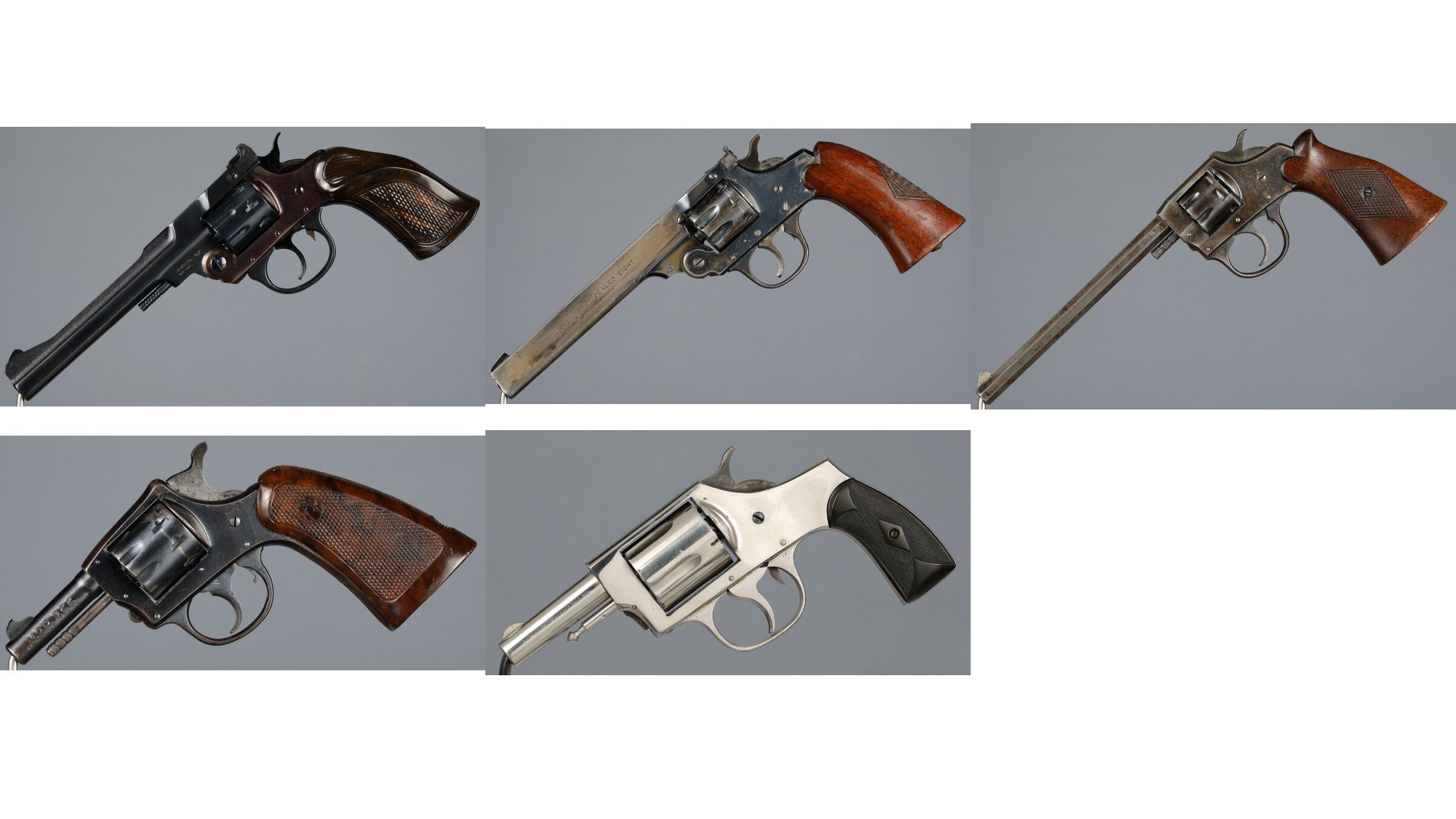 Five Double Action Revolvers | Rock Island Auction