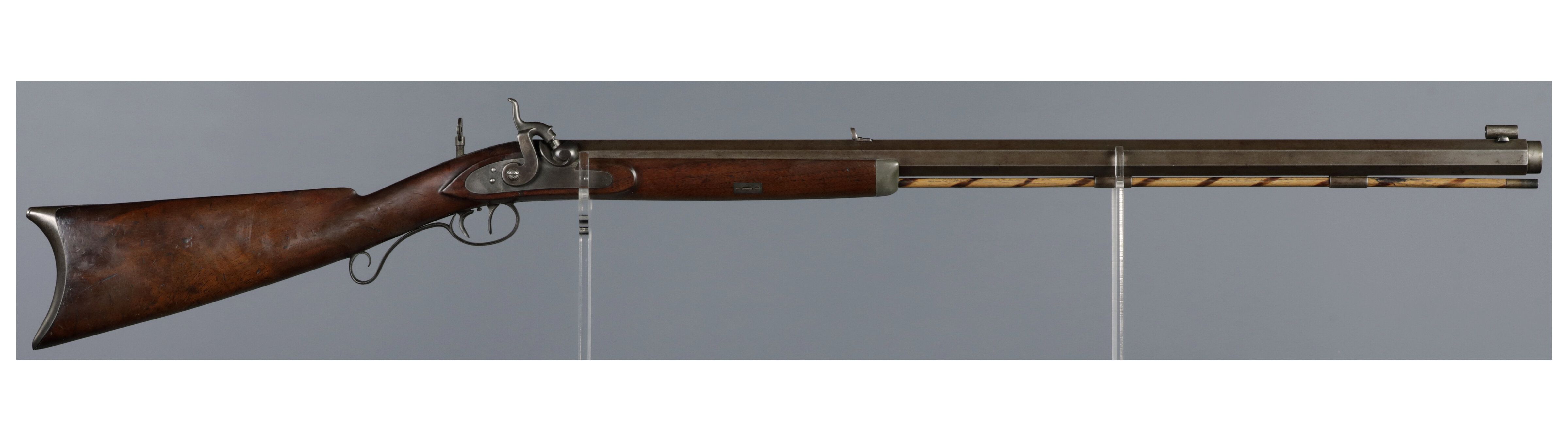 C. Werner Half-Stock Percussion Target/Sporting Rifle | Rock Island Auction