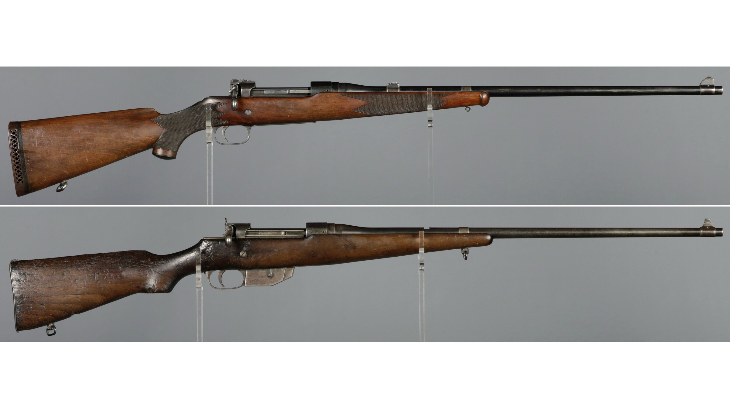 Two Ross Rifle Co. Straight Pull Bolt Action Sporting Rifles | Rock ...