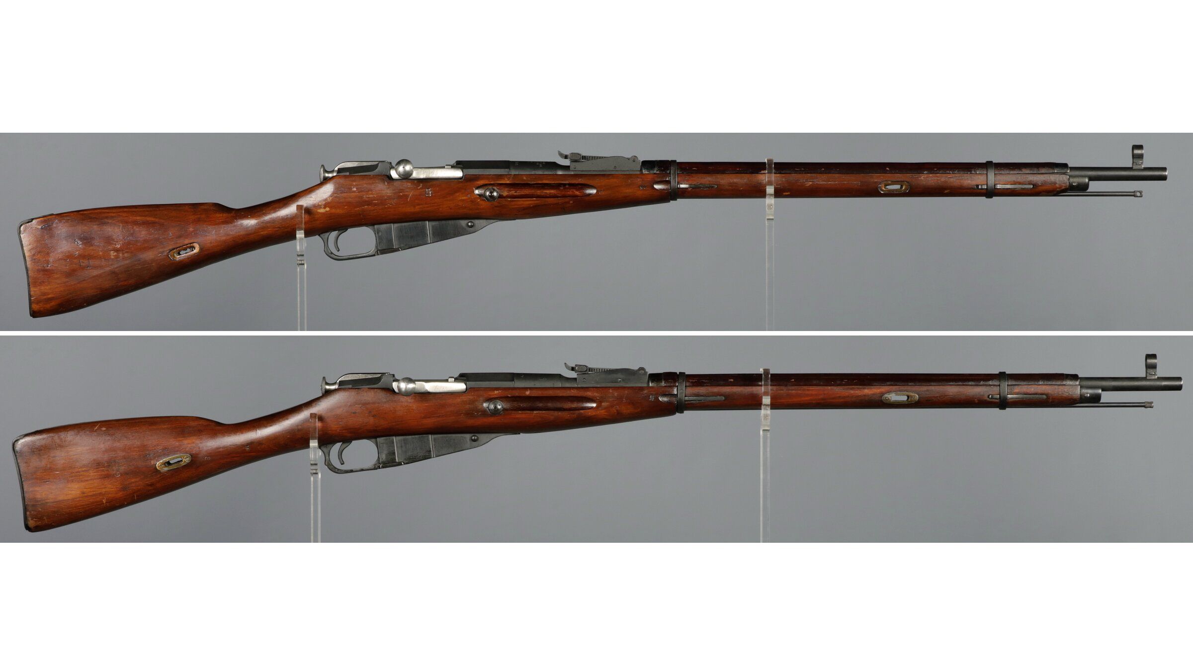 Two Russian Tula Arsenal Mosin-Nagant Bolt Action Rifles | Rock Island ...